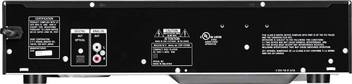 Best Buy: Sony 5-Disc CD Changer Black CDPCE500