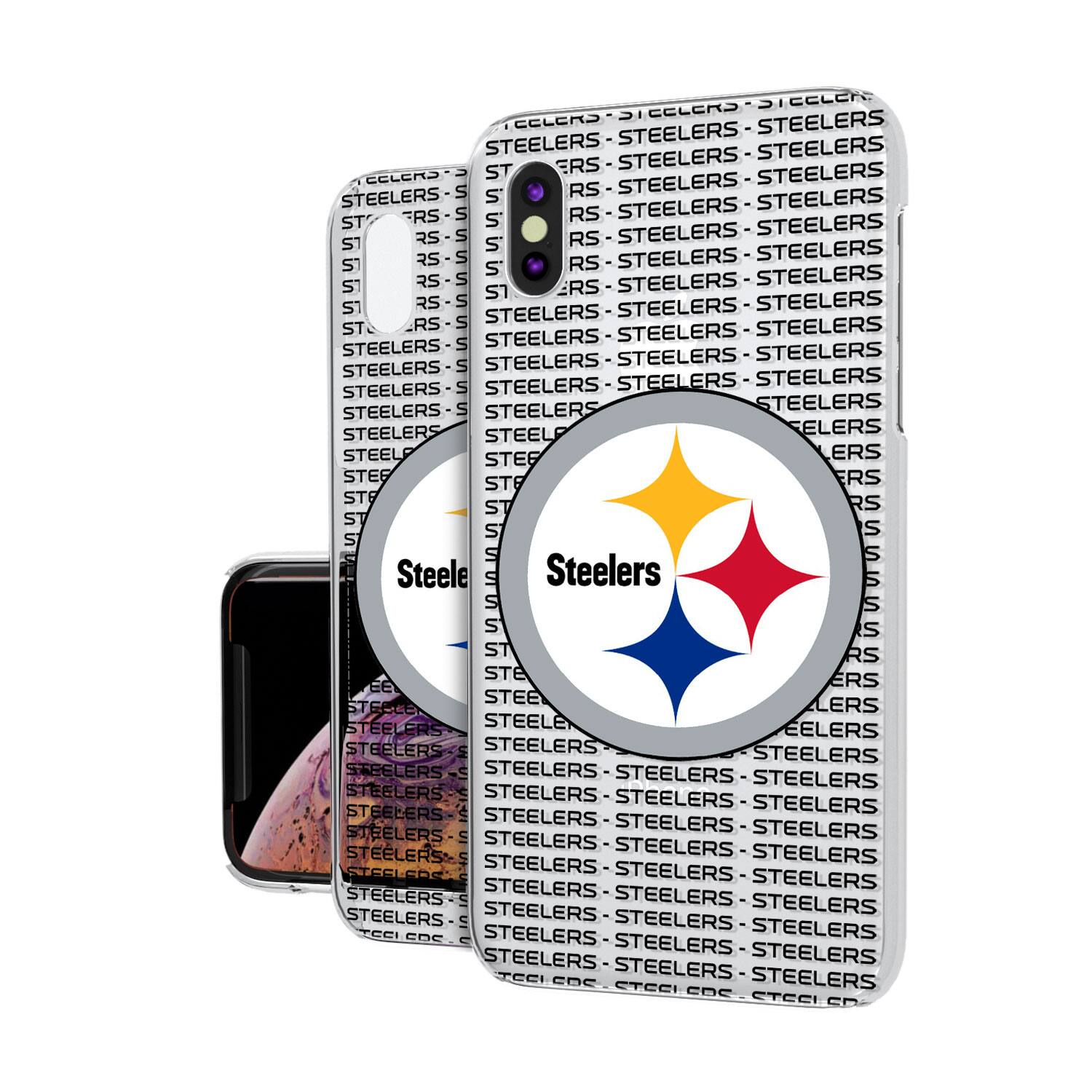 Keyscaper NFL Pittsburgh Steelers iPhone Clear Text Backdrop Design ...