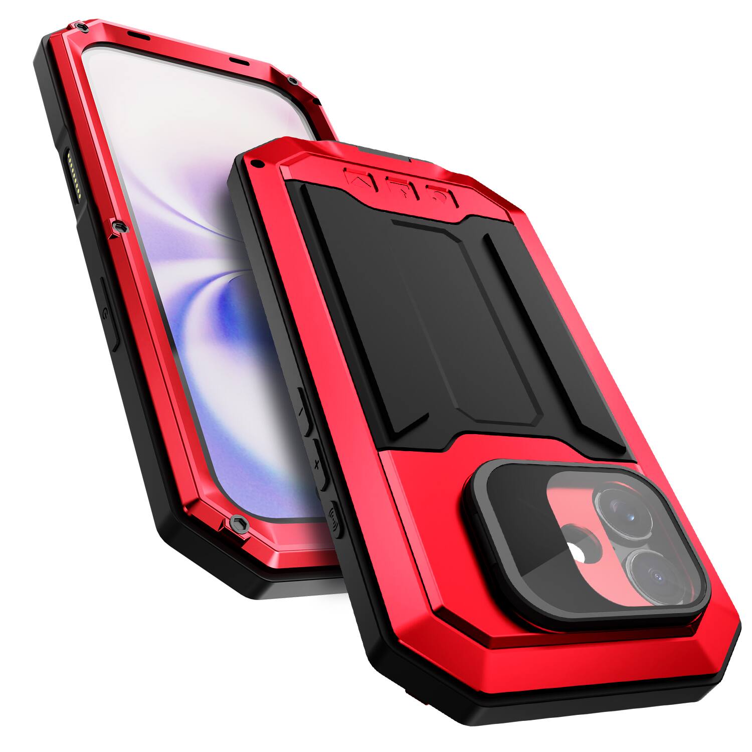Dteck Rugged Case for Apple iPhone 17 Flip Camera Kickstand Built in ...