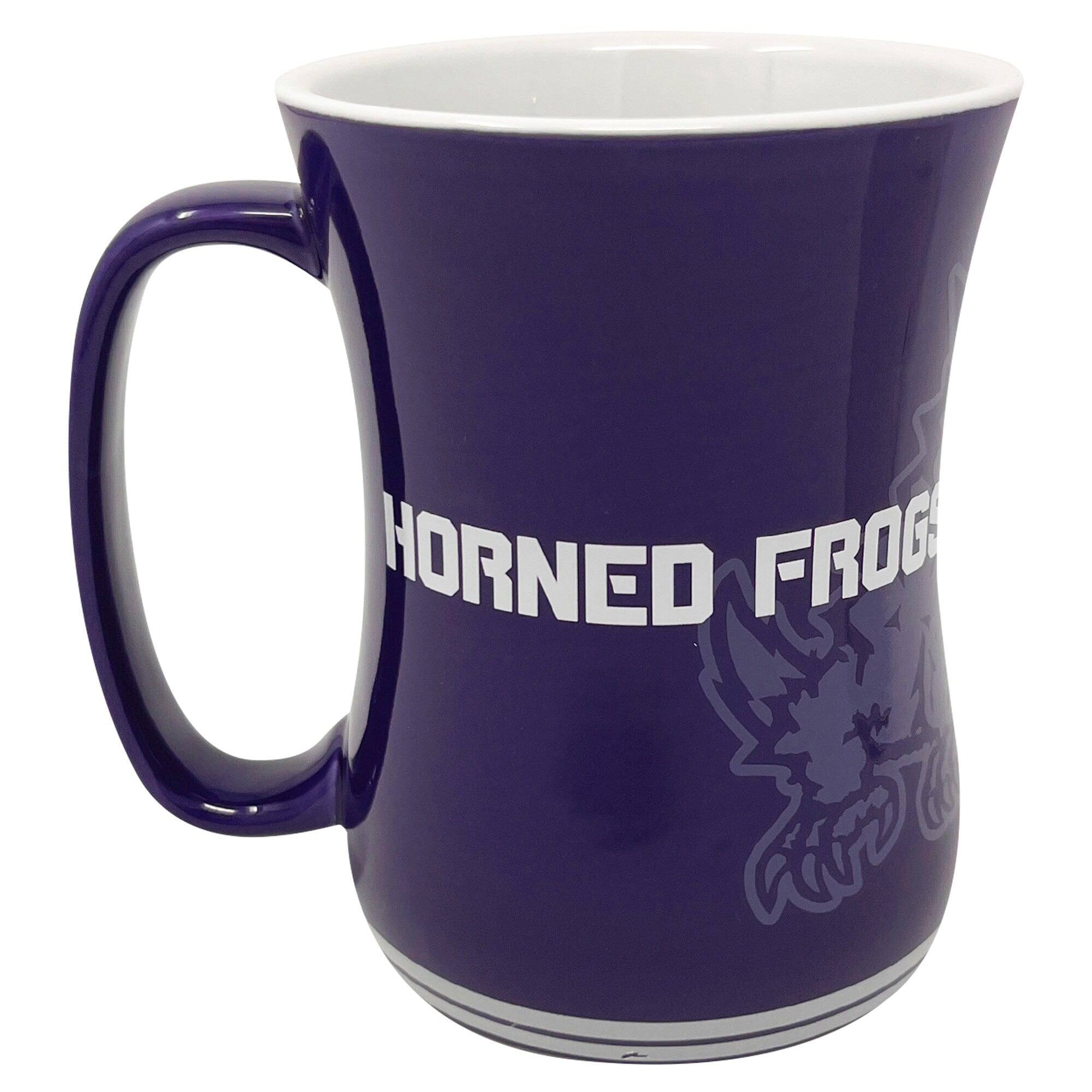 Indigo Falls TCU Horned Frogs 16oz. Sculpted Barista Mug Multicolor ...