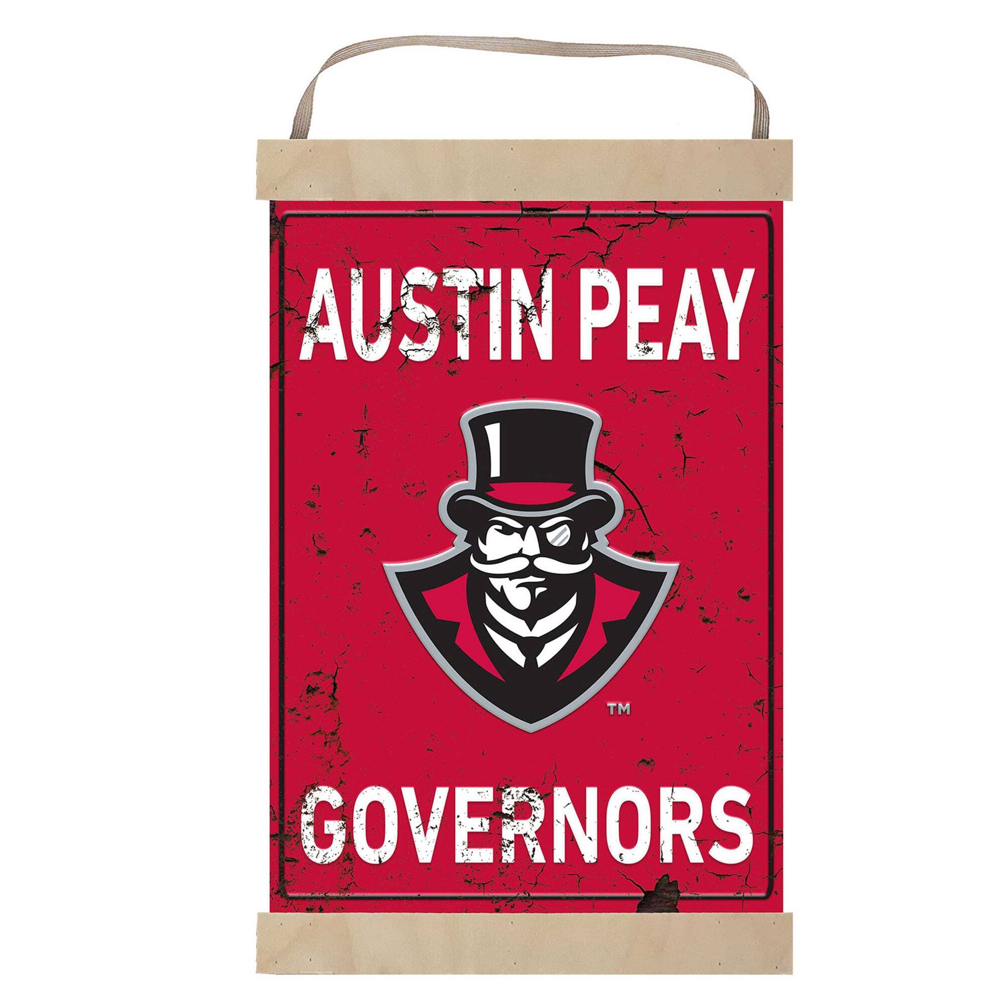 Jardine Austin Peay State Governors Reversible Retro Logo Banner Sign ...