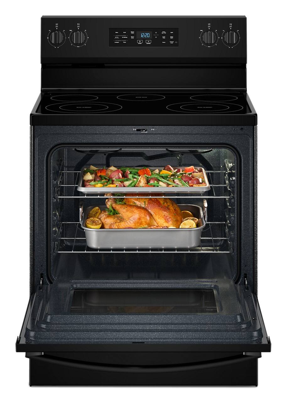 Whirlpool 5.3 Cu. Ft. Freestanding Electric Range with Air Cooking ...