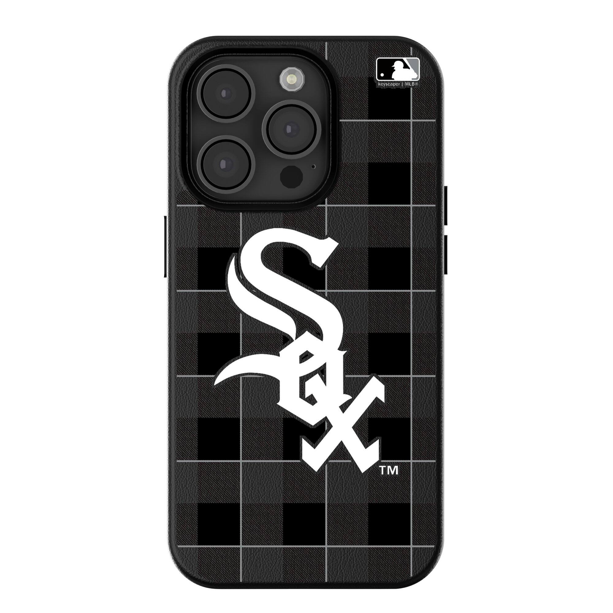 Keyscaper MLB Chicago White Sox Plaid Magnetic Bump iPhone Case 16 Plus ...