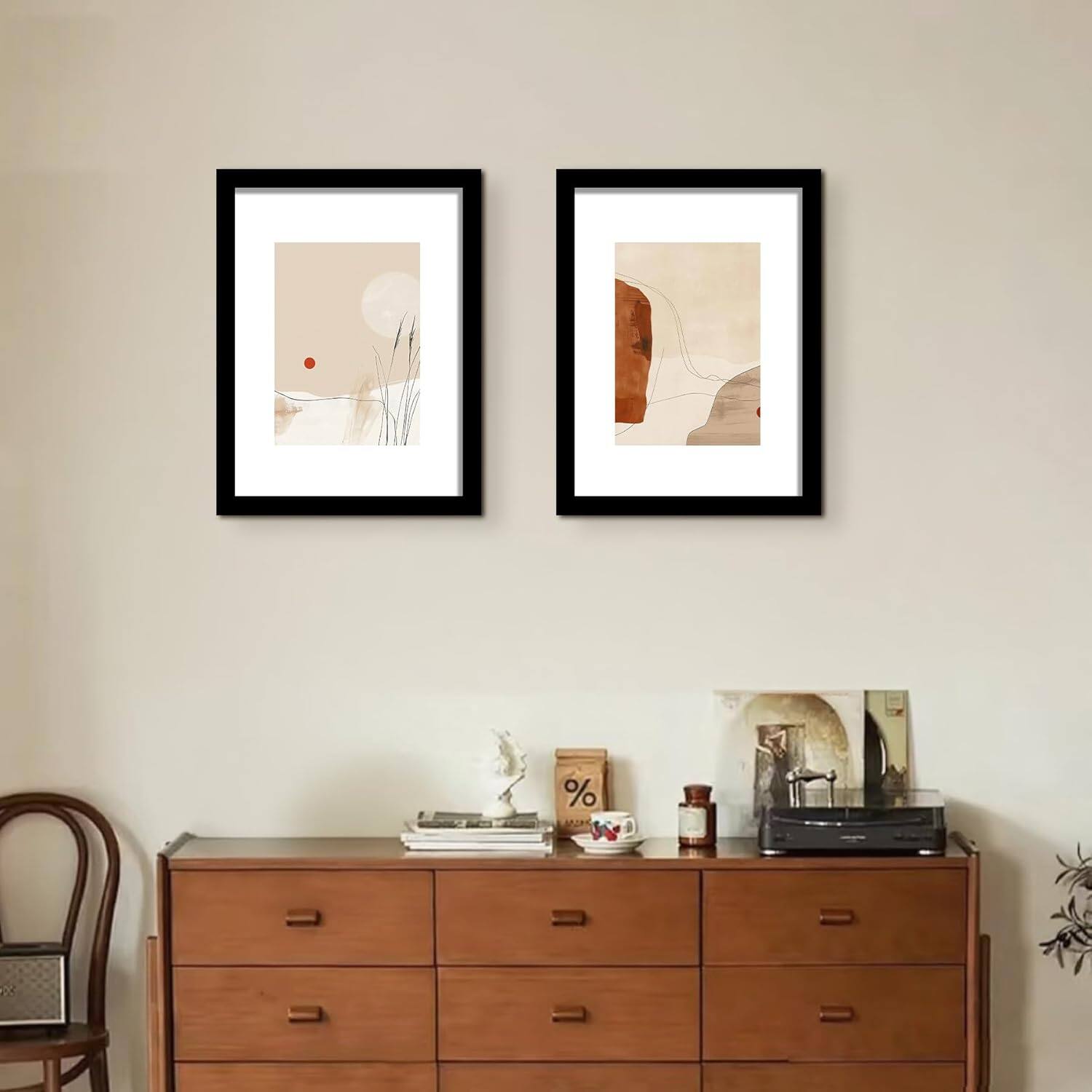 blue 18x24 Frame in Black, Gallery Frame for Wall Mounting, 2 Pack ...