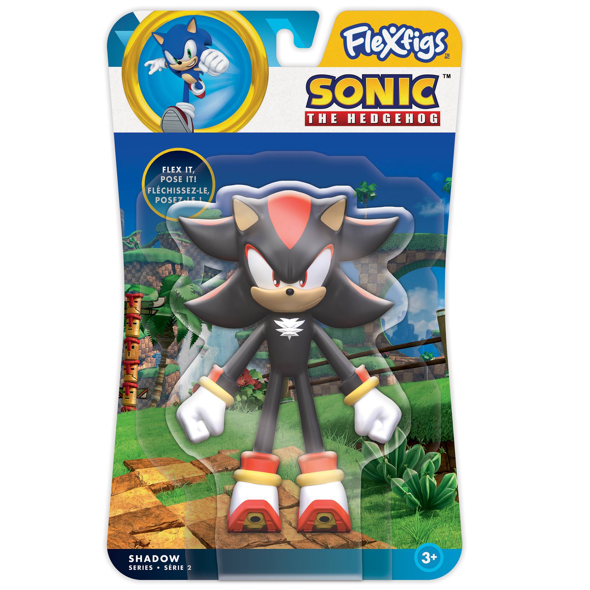 Best Buy: TCG Toys FleXfigs: Super Sonic & Shadow 2 Character Pack Ages ...