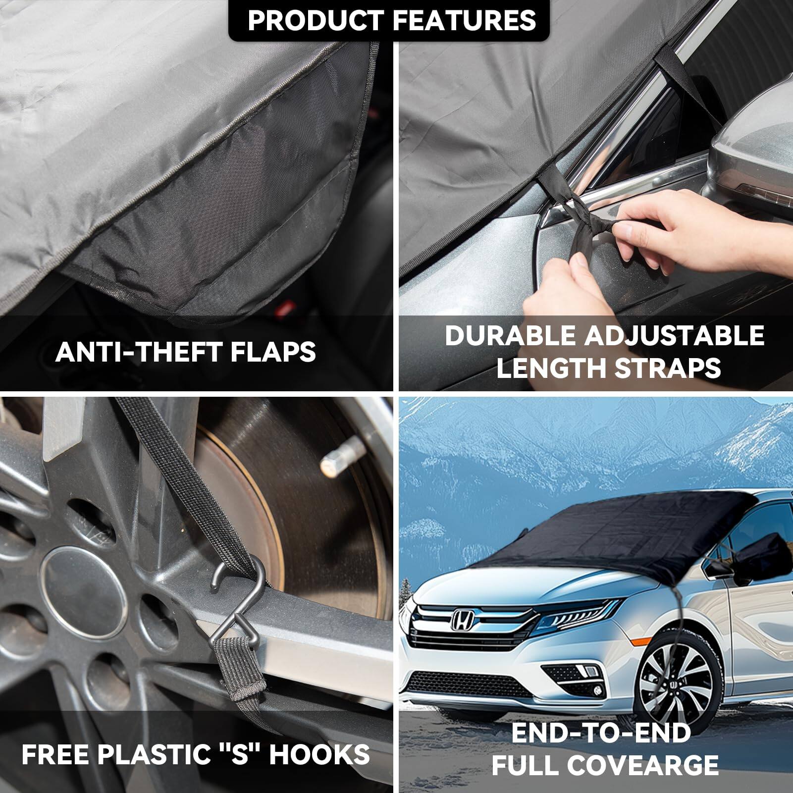 Reds Spade Windshield Cover Ice Snow Toyota 2021 2025 2026 L Le Se Xle ...