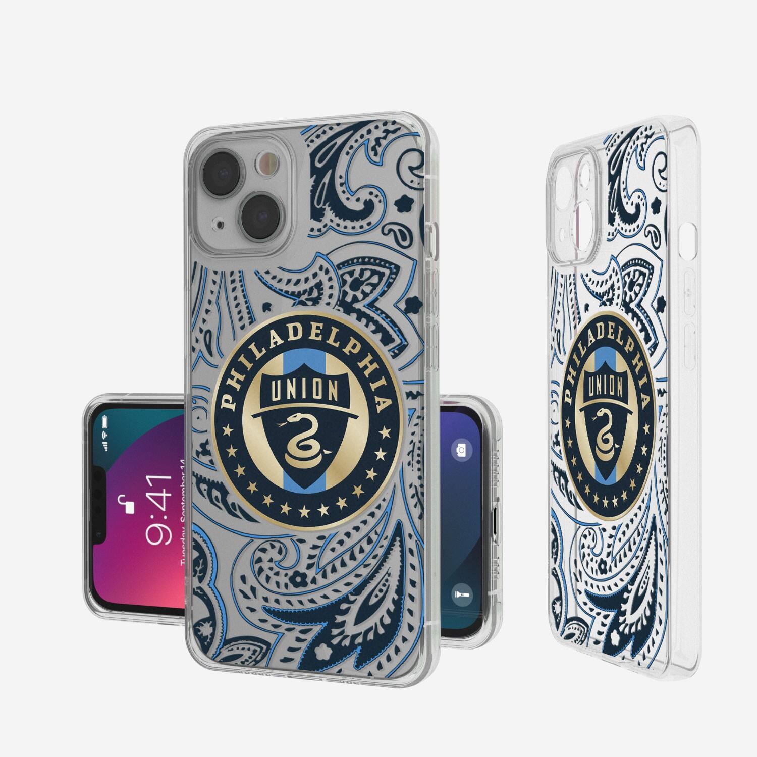 Keyscaper MLS Philadelphia Union iPhone Paisley Design Clear Case 14 ...