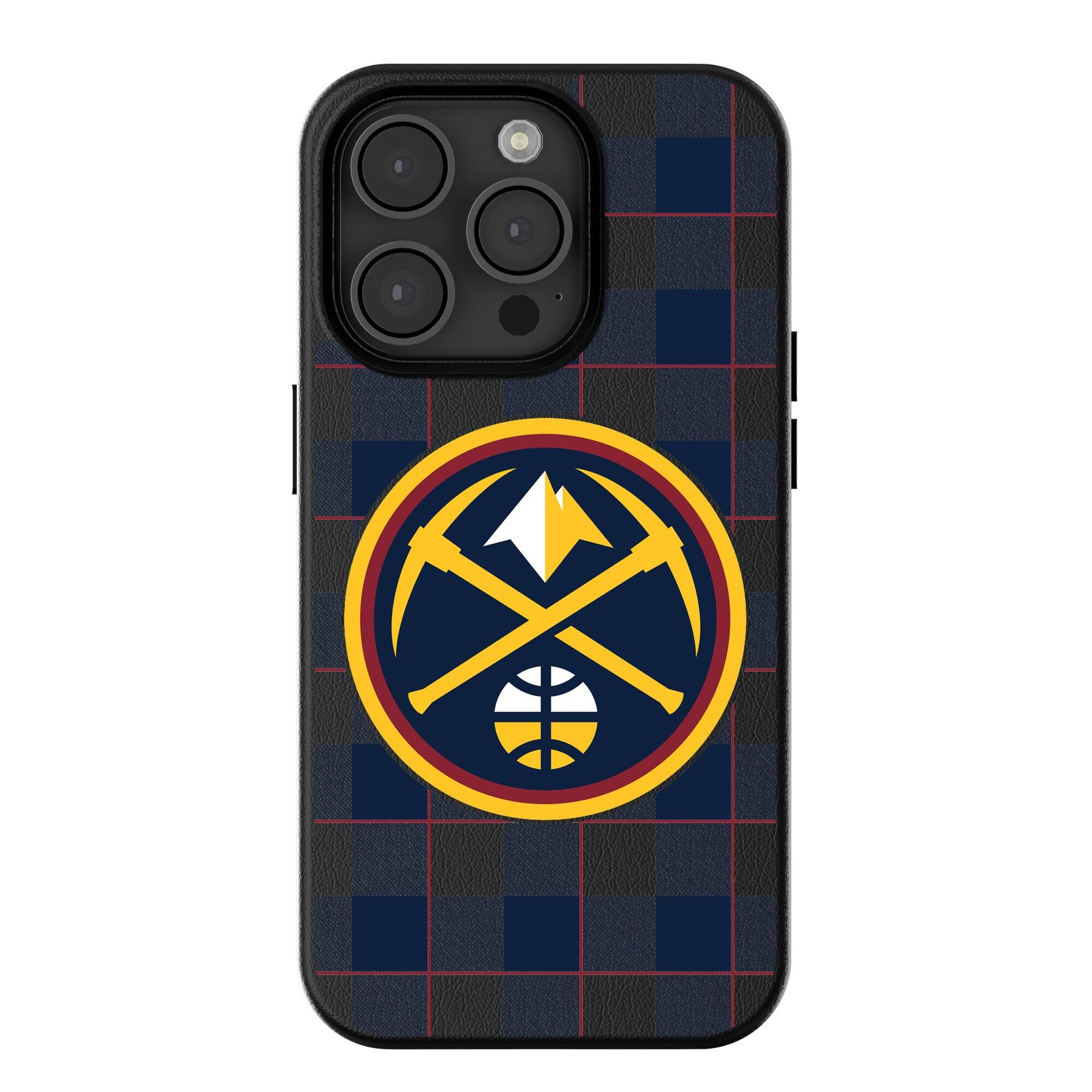 Keyscaper NBA Denver Nuggets Plaid Magnetic Bump iPhone Case 16 Pro Max ...