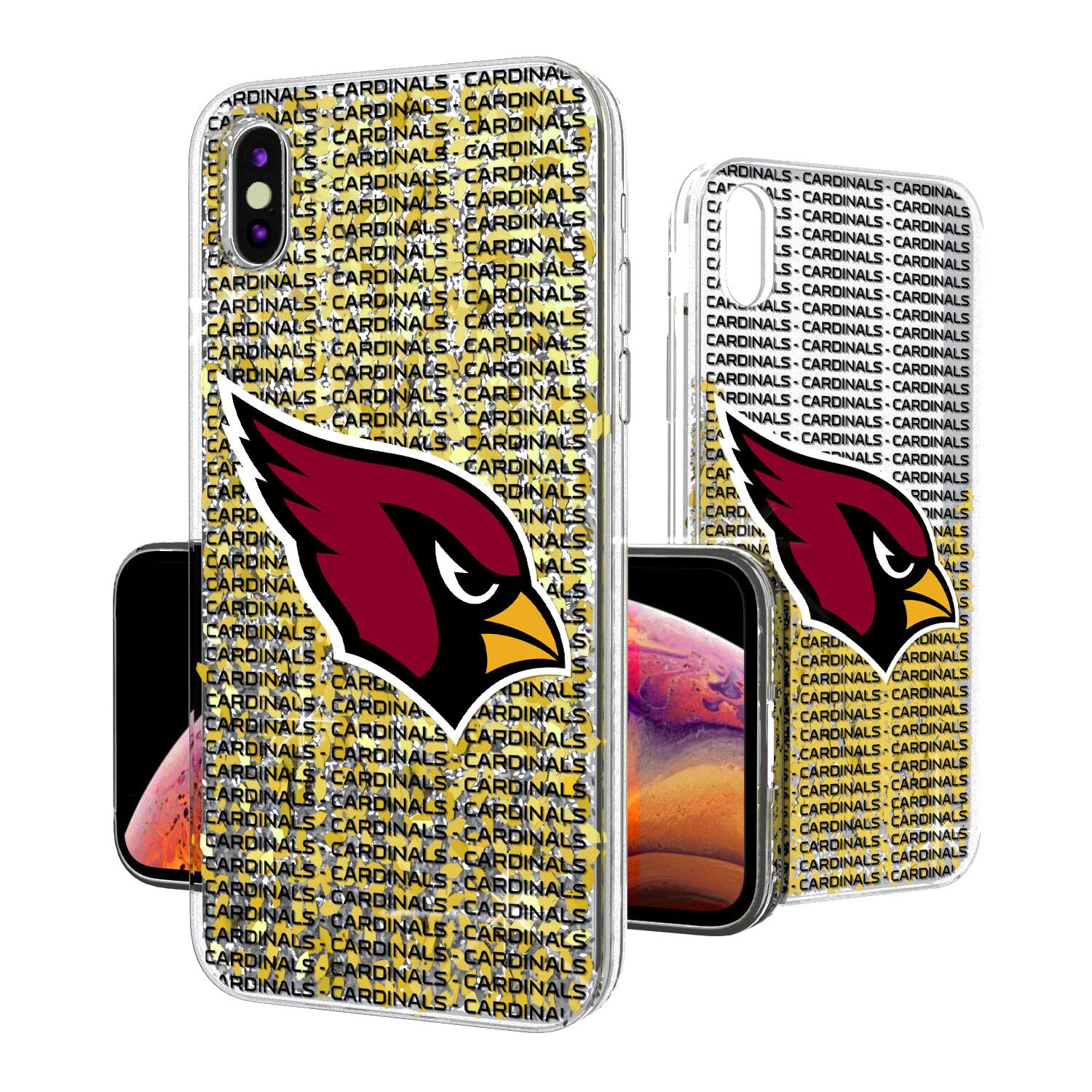 Keyscaper NFL Arizona Cardinals iPhone Text Backdrop Design Glitter ...