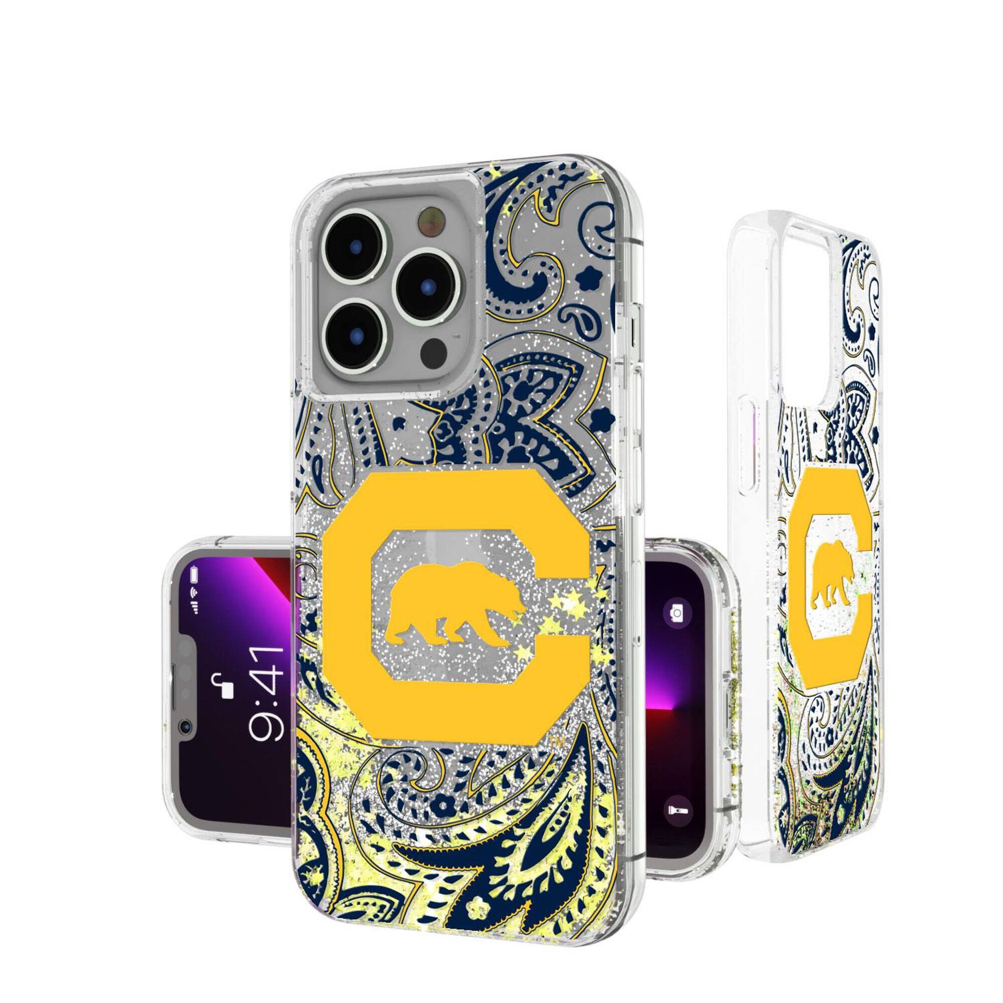 Keyscaper NCAA Cal Bears Memories Print iPhone Glitter Case Multicolor ...