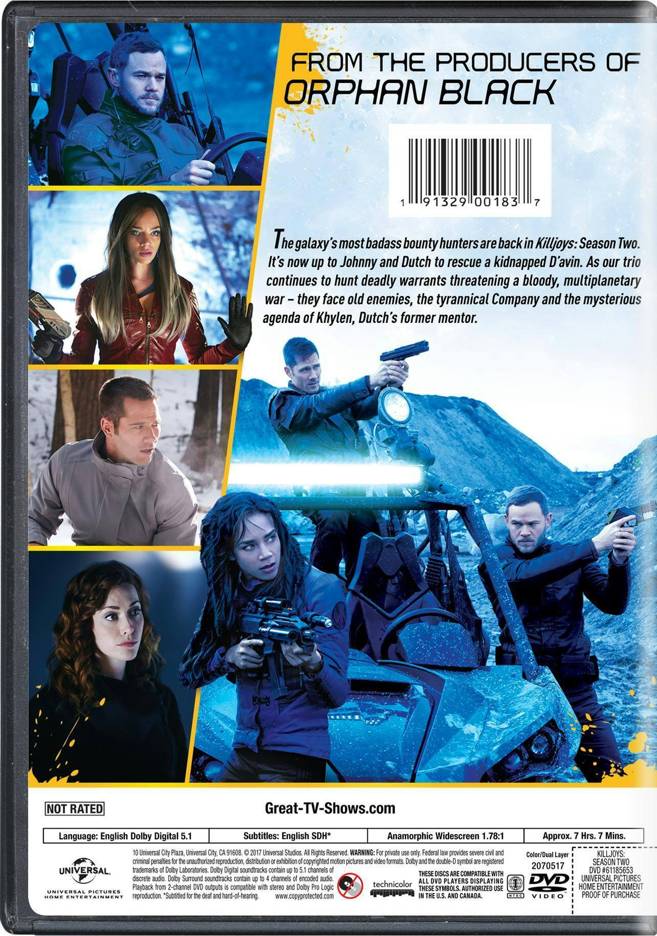 Killjoys: Season Two [DVD] [Standard] - Best Buy