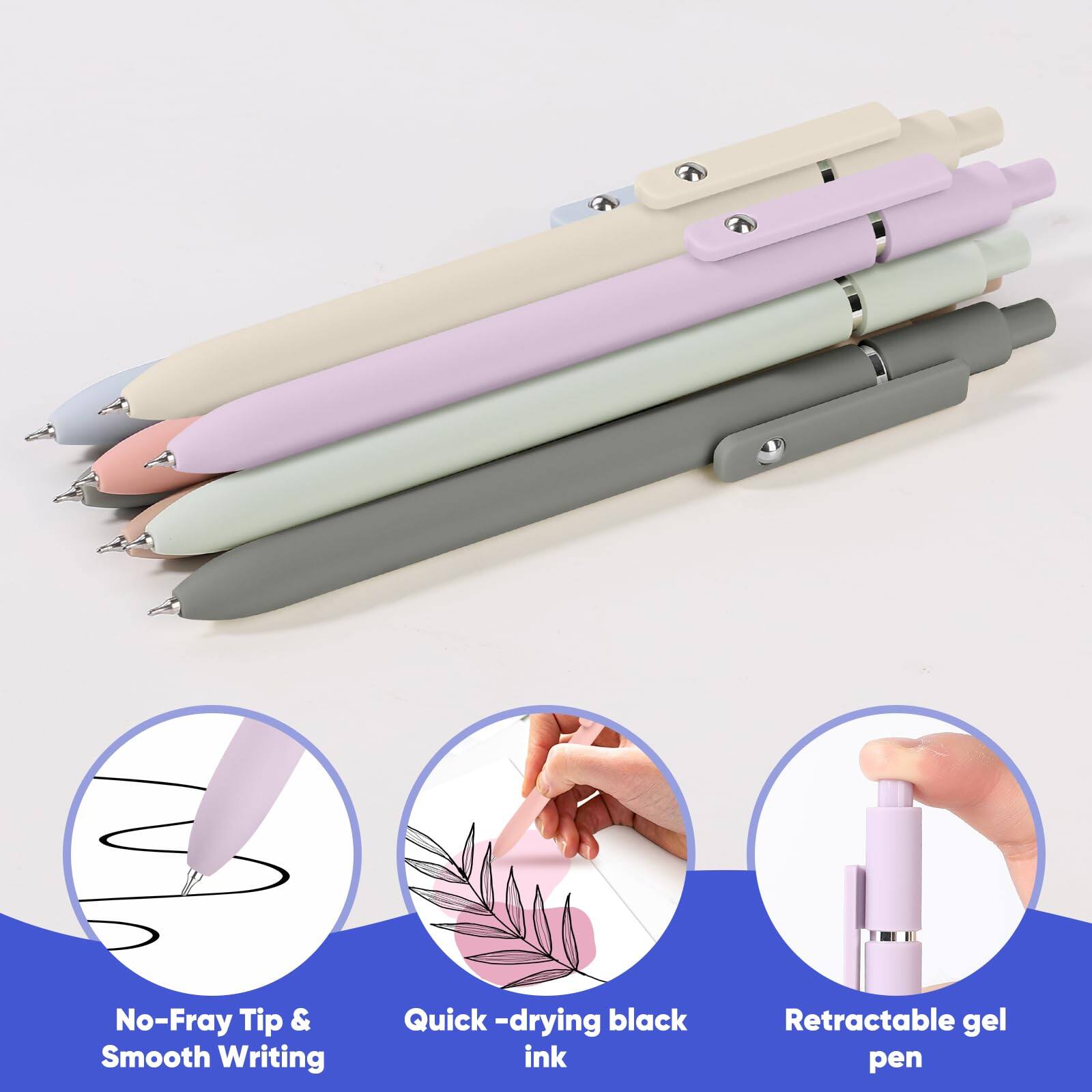 Paradigms Interiors Ink Gel Pens Quick Dry With Soft Silicone Touch ...