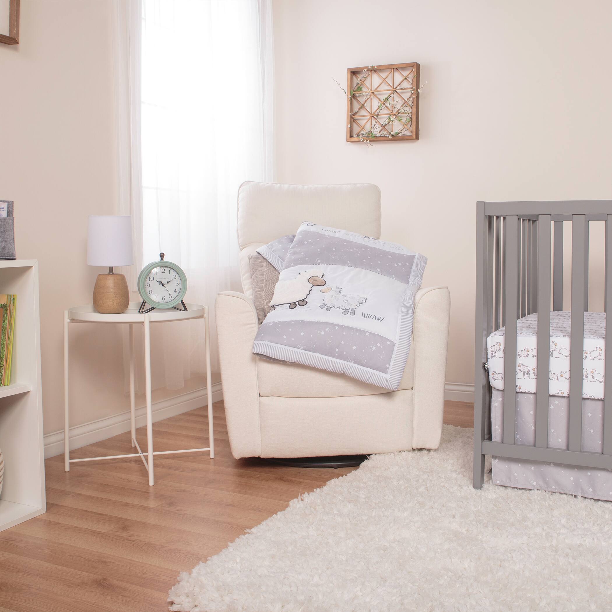 Best Buy: Sammy & Lou 4pc Crib Bedding Set Sleepy Sheep 55399