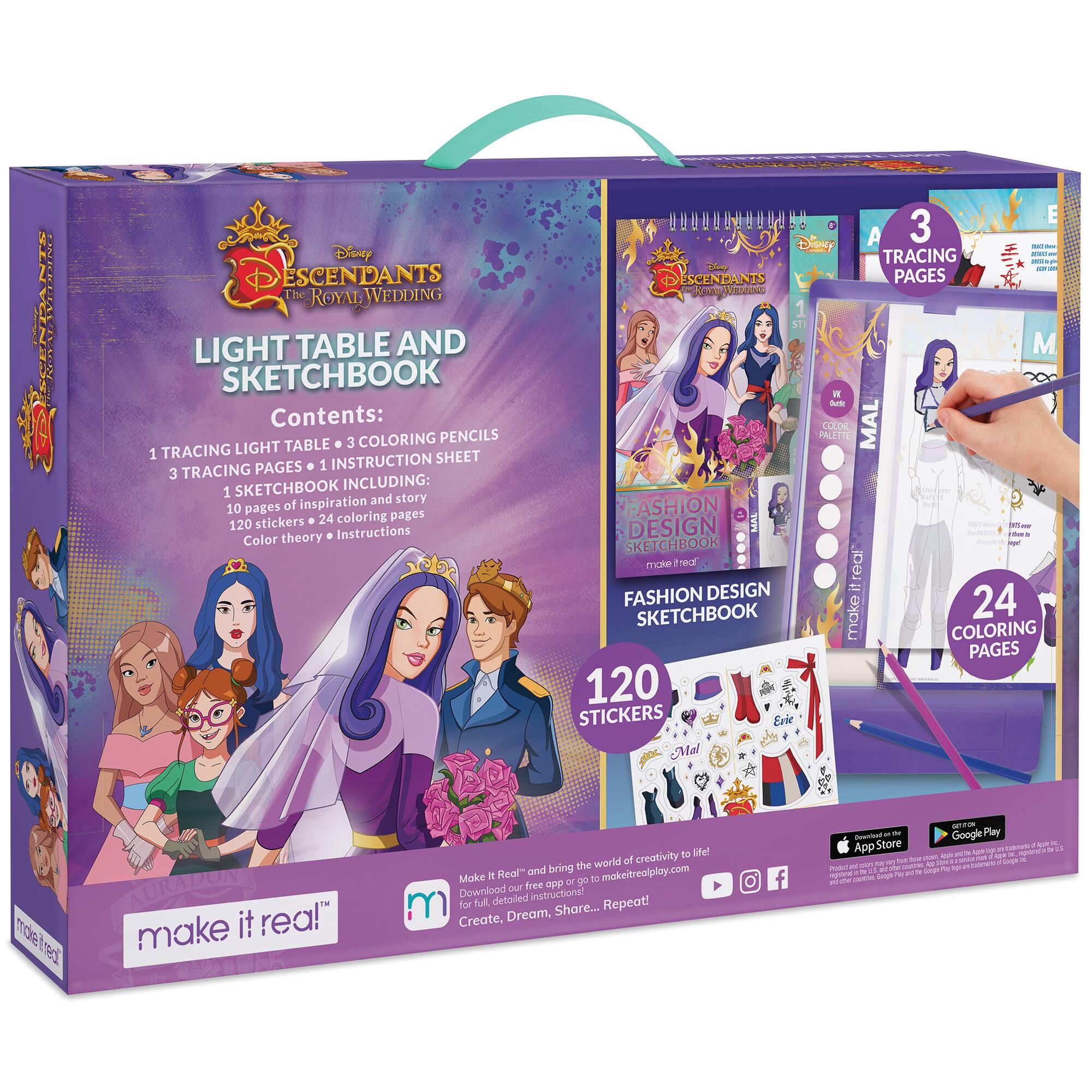 Best Buy: Make It Real Disney Descendants Royal Wedding: Light Table ...