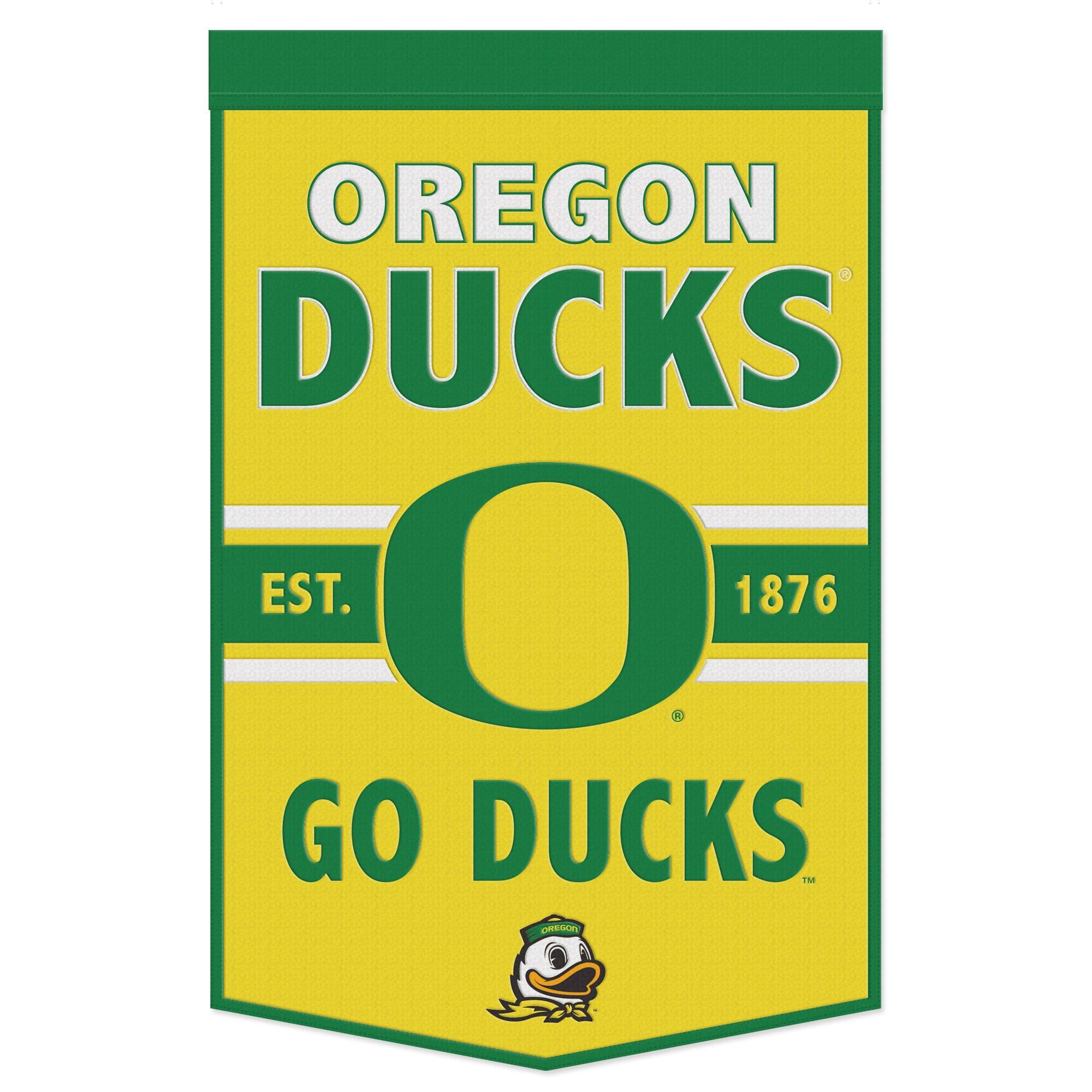 WinCraft Oregon Ducks 24" x 38" Primary Logo Banner Multicolor 4940454 ...