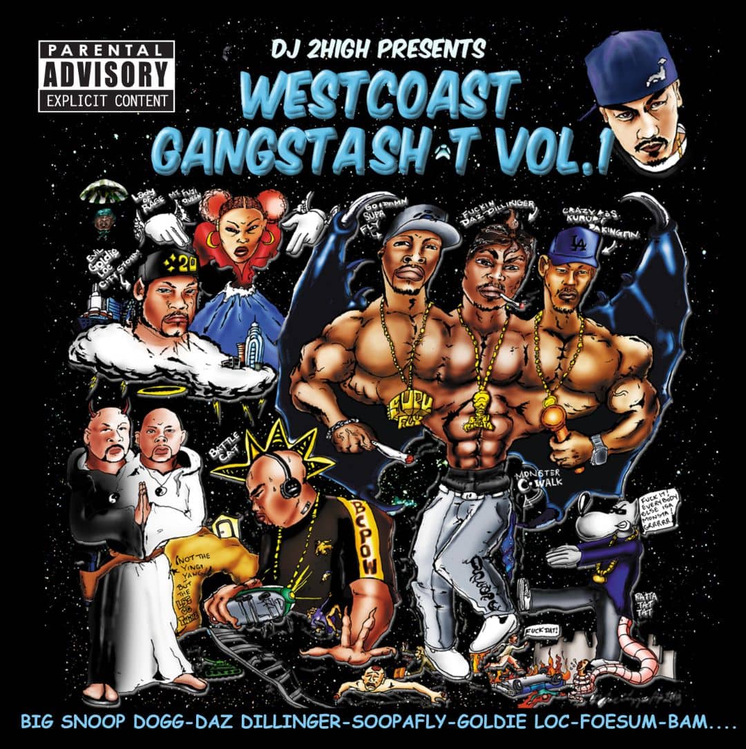 Best Buy: DJ 2high: West Coast Gangsta Shit, Vol. 1 [CD] [PA]