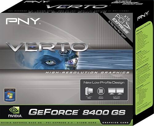 Best Buy: PNY NVIDIA GeForce 8400 GS 512MB DDR2 PCI Express 2.0 ...