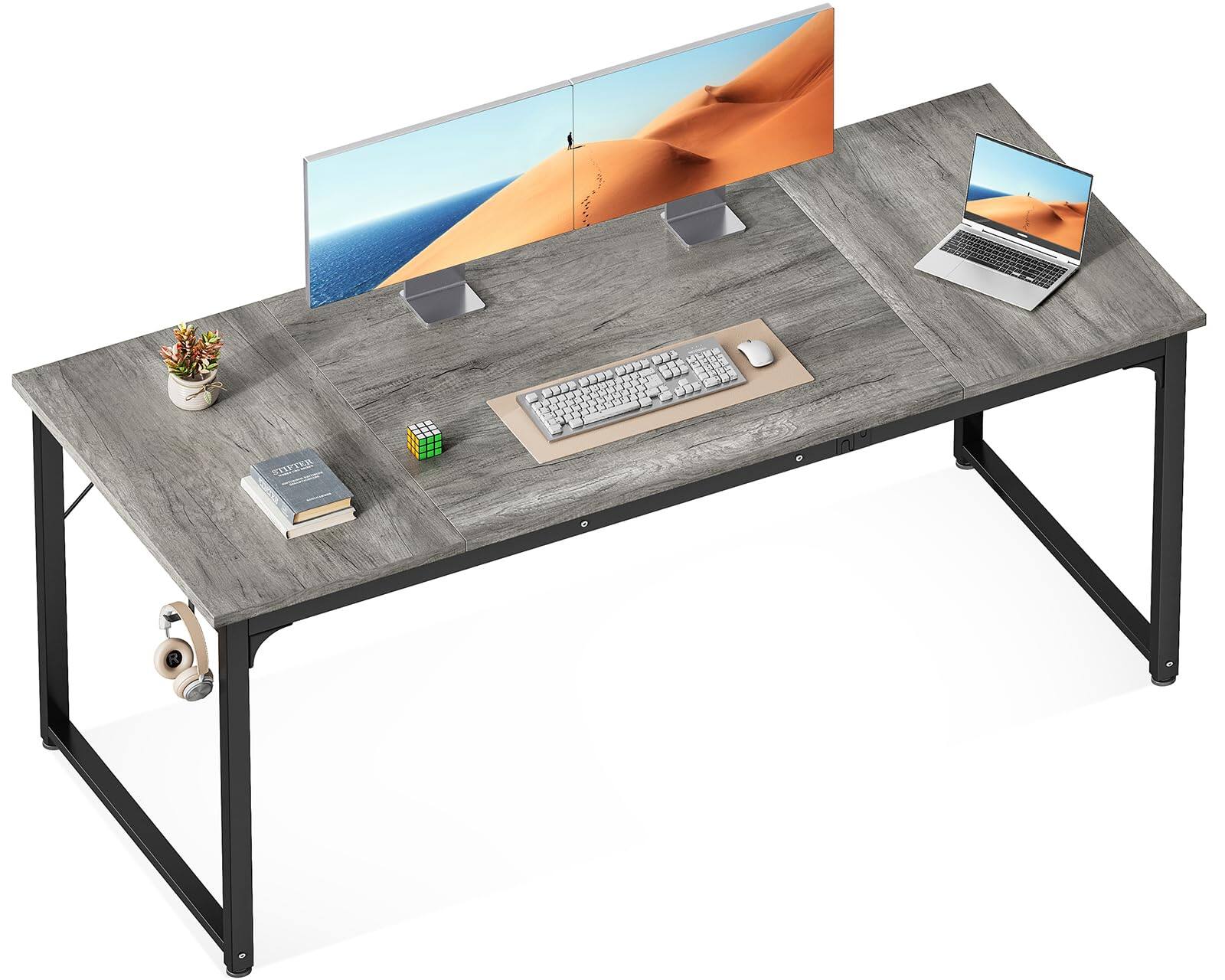 Fabibe 40" Computer Desk For Home Office Table Small Spaces Writing ...