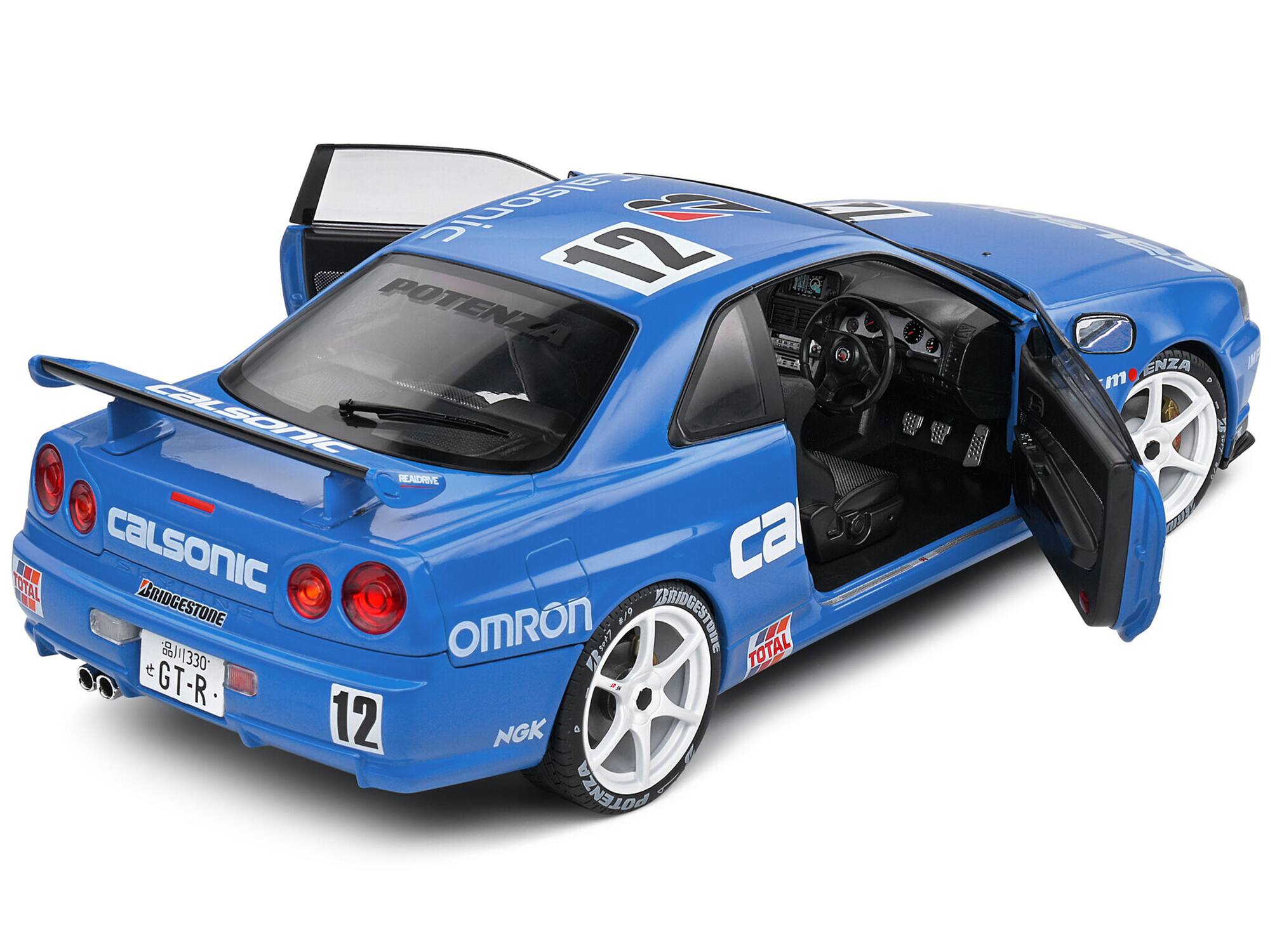 Solido 2000 Nissan Skyline GT R R34 Streetfighter RHD #12 "Calsonic ...