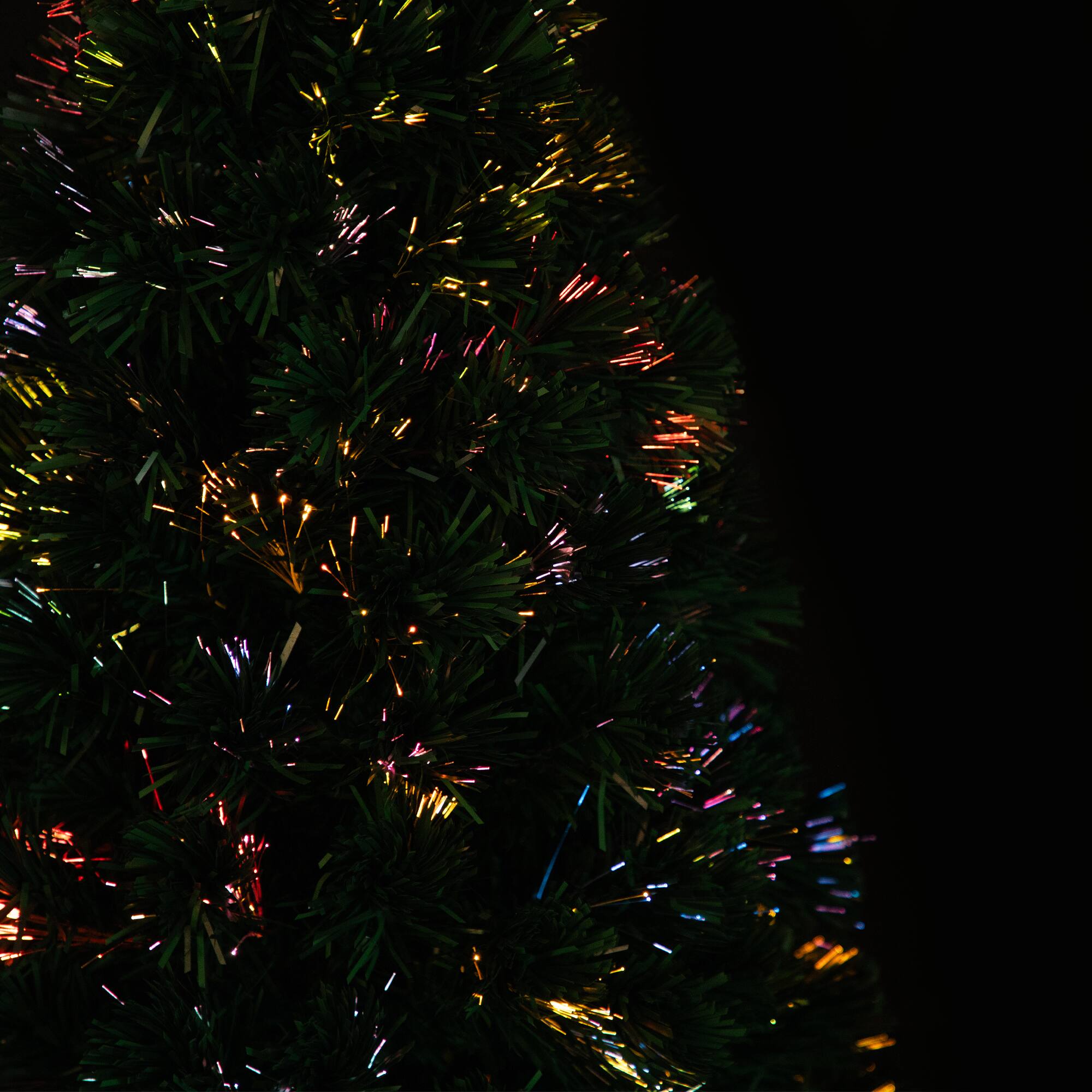 Northlight Pre Lit Color Changing Fiber Optic Artificial Christmas Tree ...