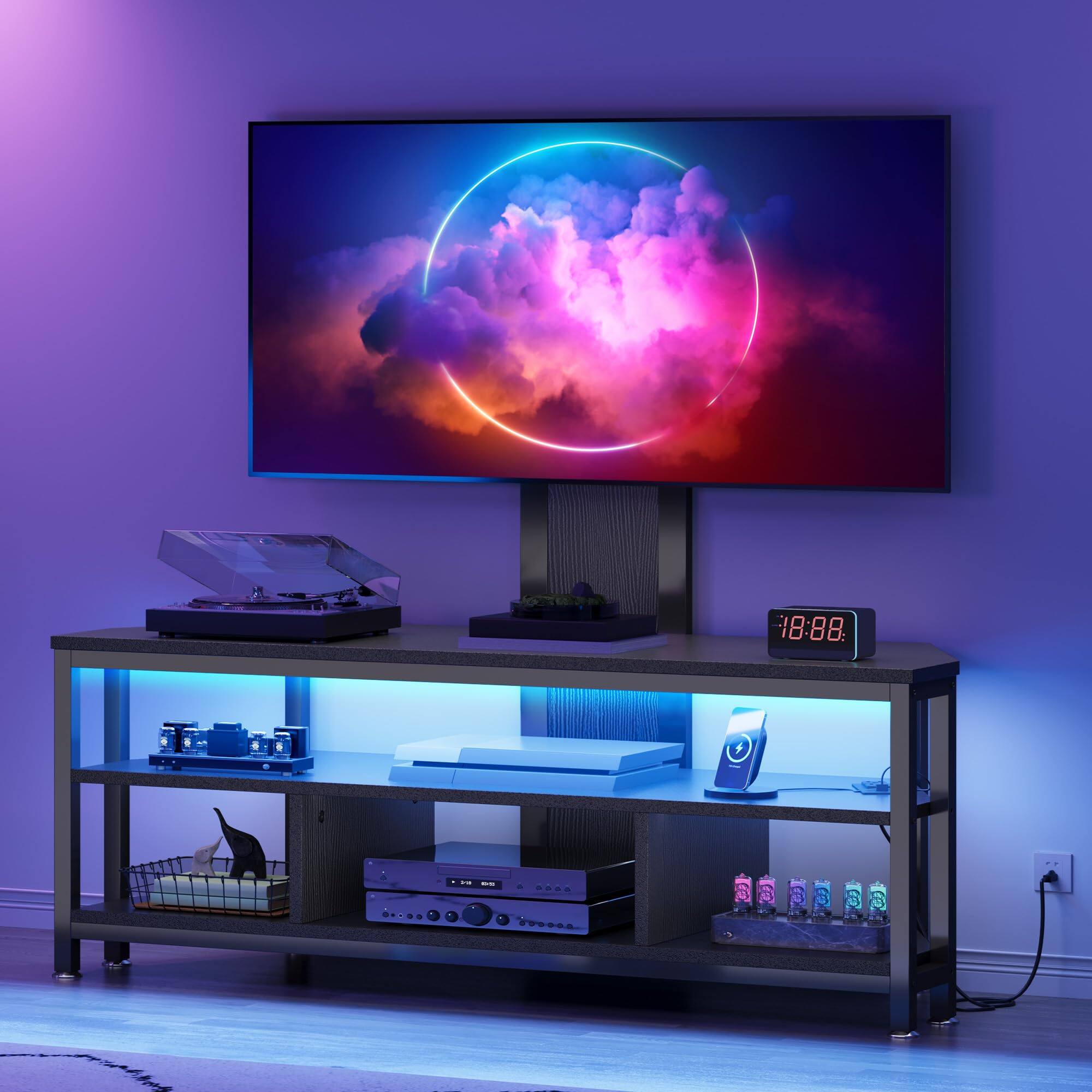 Cedar Assembly Tv Stand With Mount Corner Stands For Living Room W ...