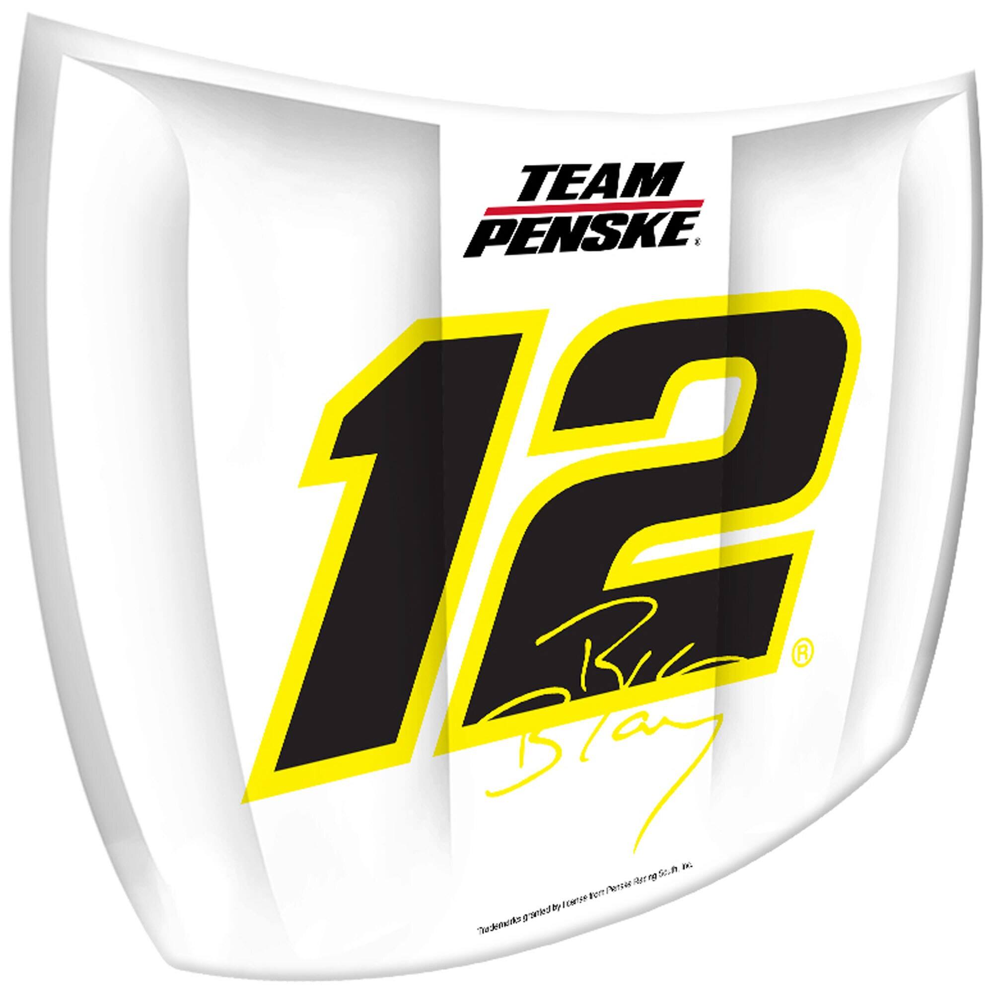 The Fan Brand Ryan Blaney Signature Design 58" x 43" Car Hood Wall Sign ...