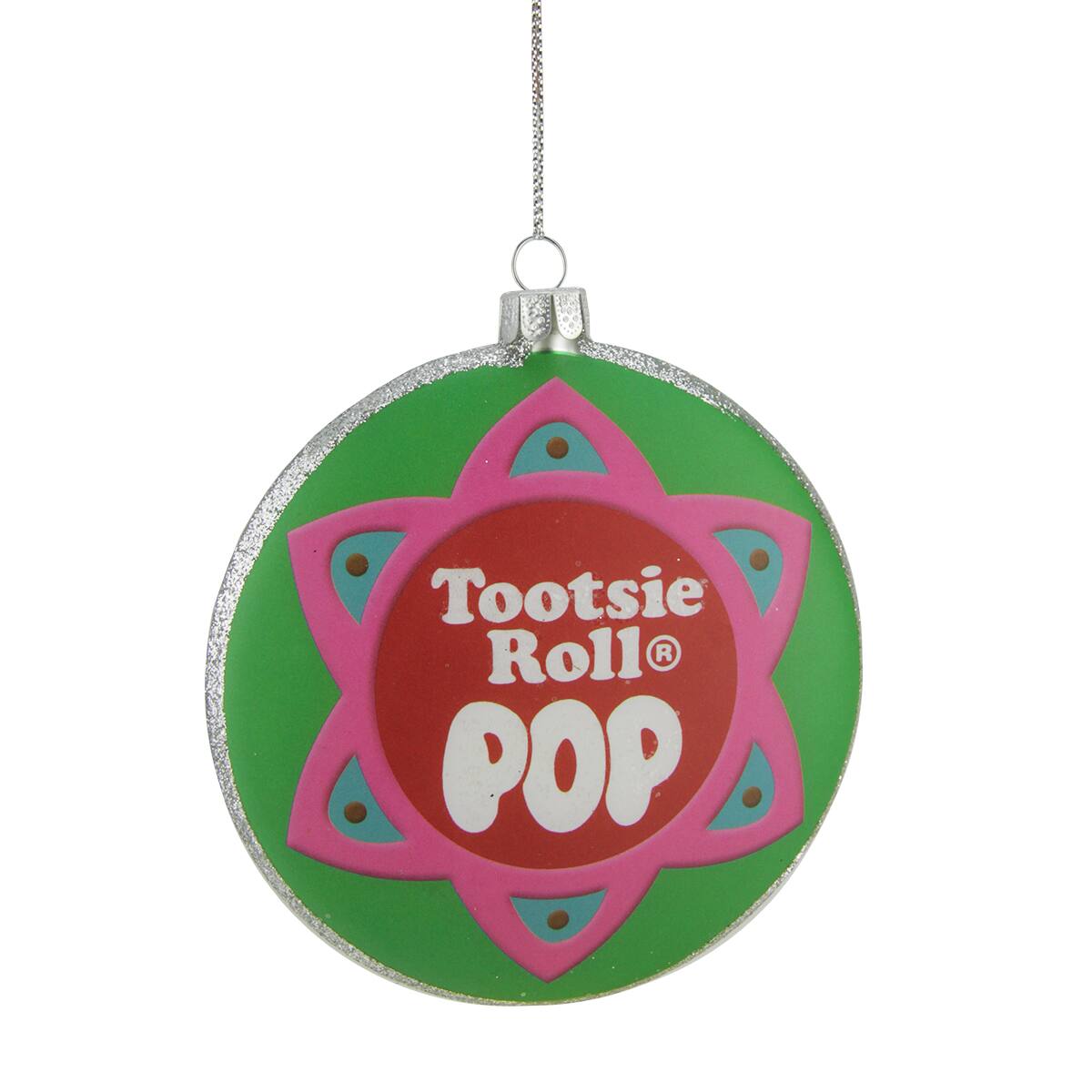 Northlight Round "Tootsie Roll POP" Christmas Disc Ornament 4" and Pink ...