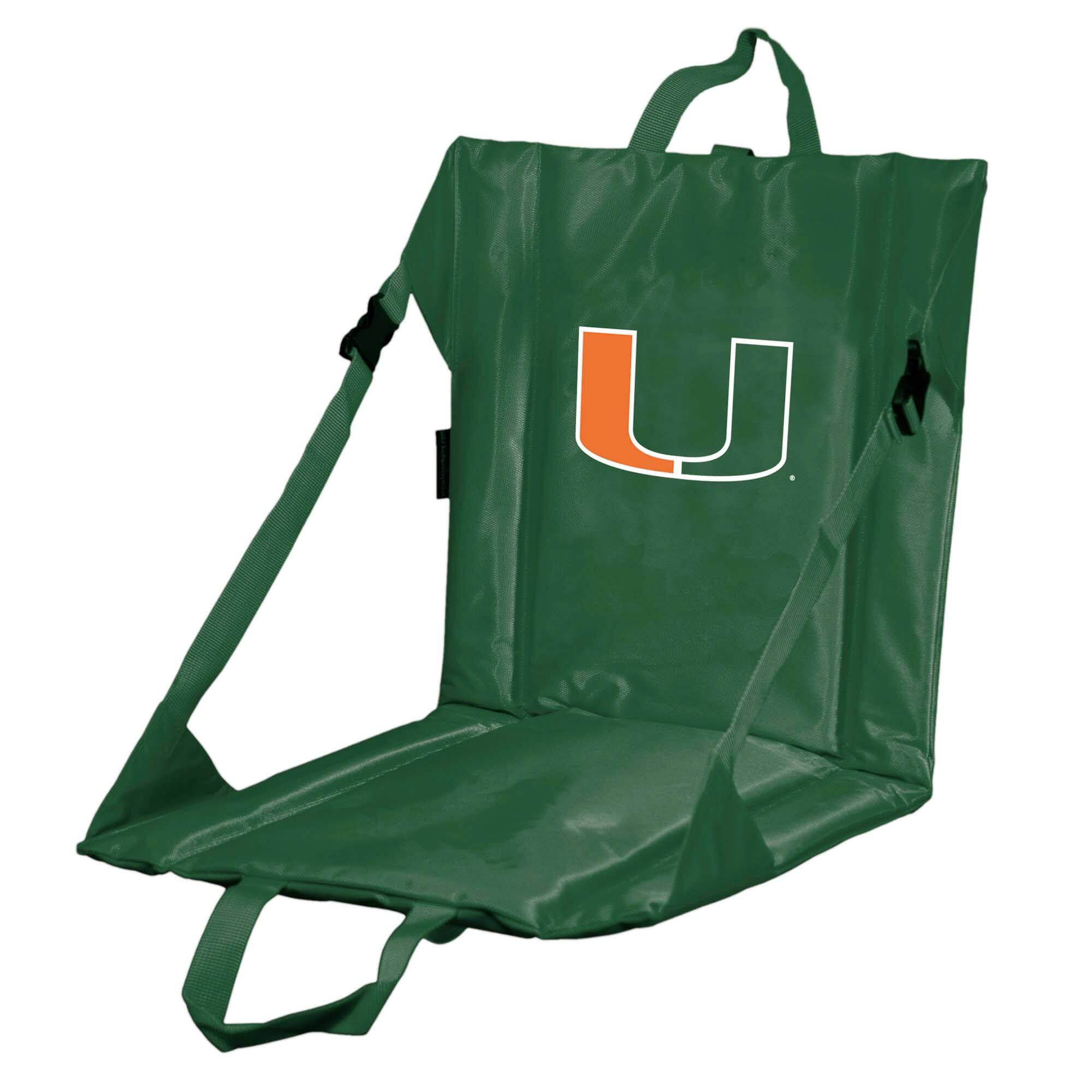 Logo Brands Miami Hurricanes Stadium Seat Multicolor 3324062 - Best Buy