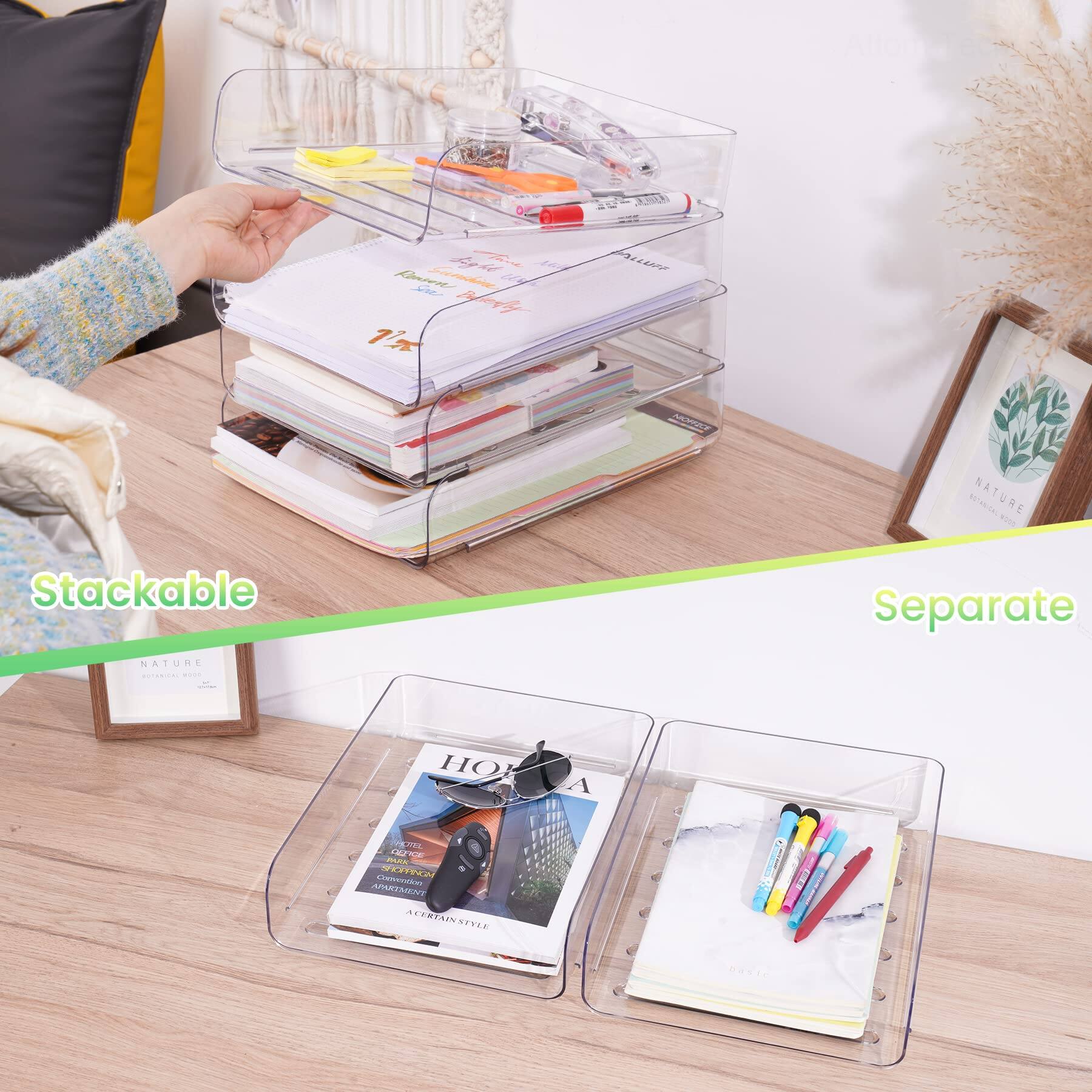 Paradigms Interiors Desk Letter Tray Set A4 ️【2/4PCS Letter Trays】Set ...