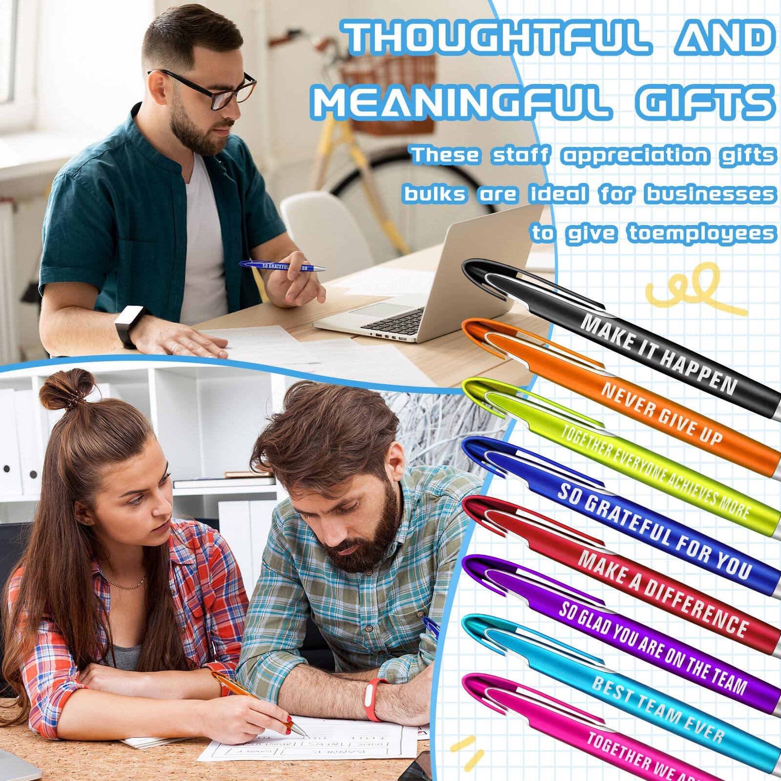 Paradigms Interiors 100 Employee Appreciation Ballpoint Pens Bulk ...