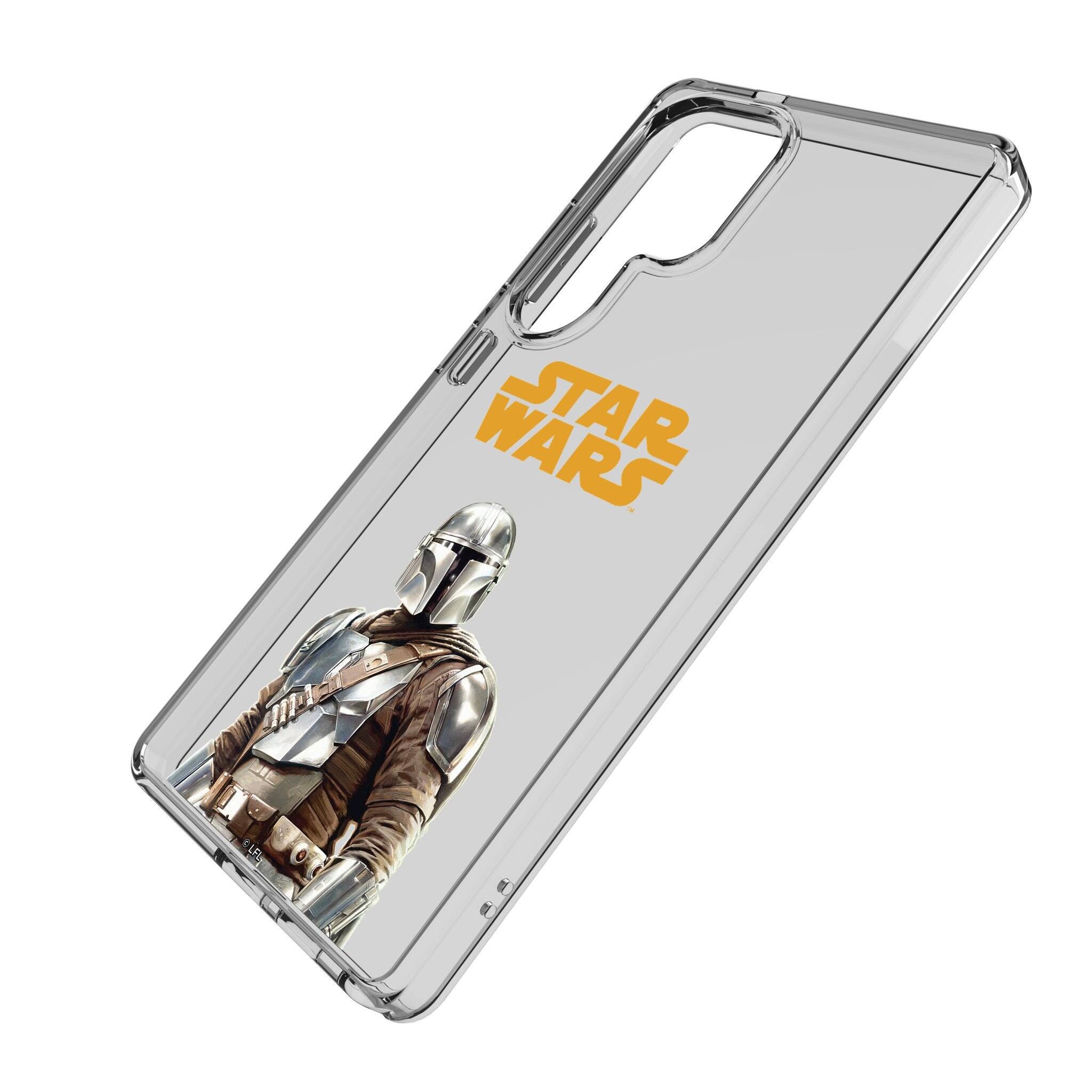 Keyscaper Star Wars: The Mandalorian Din Djarin Color Block Clear Phone ...