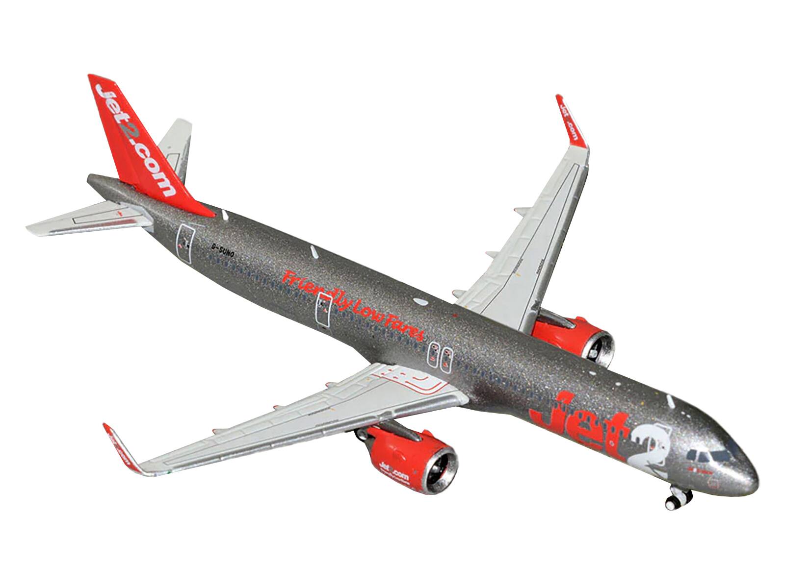 Airbus A321neo Commercial Aircraft Jet2 (G SUNO) Tail 1/400 Diecast ...