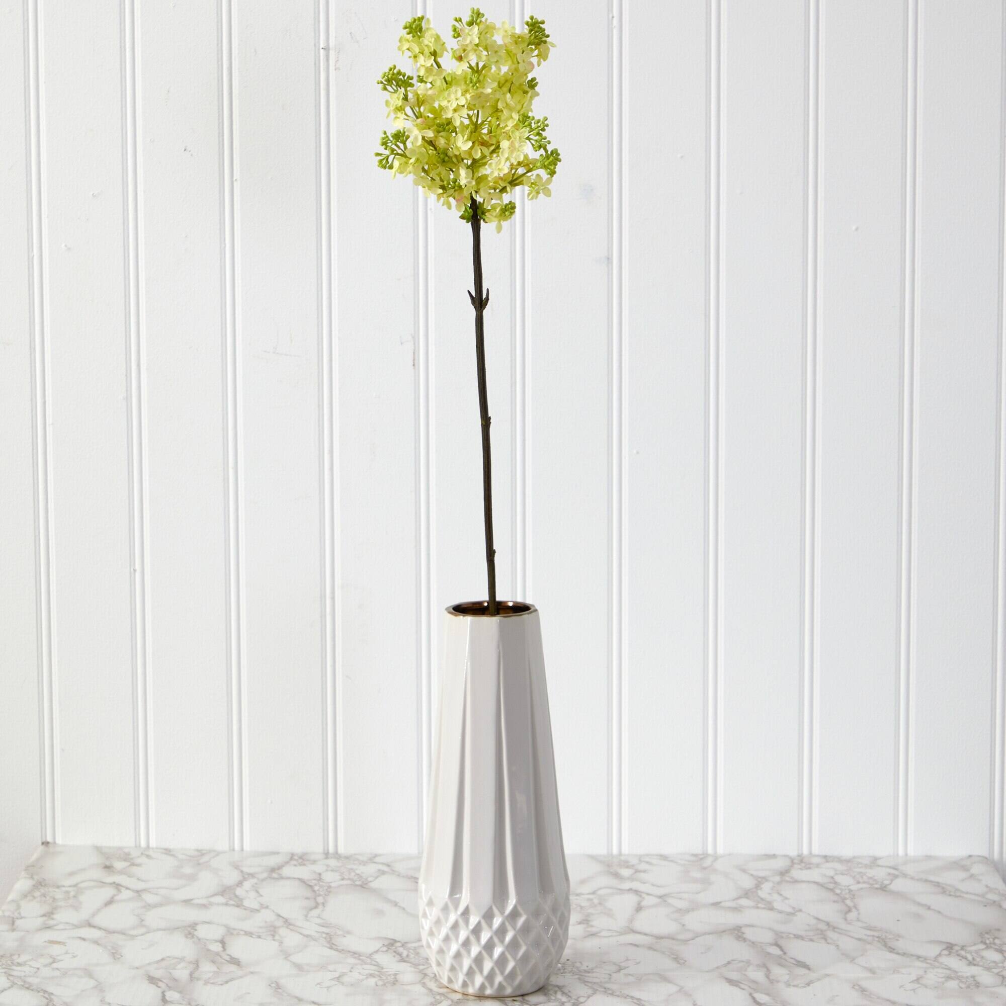 BreeBe 32" Lilac Artificial Flower (Set of 4) Green 2351-S4-GR - Best Buy