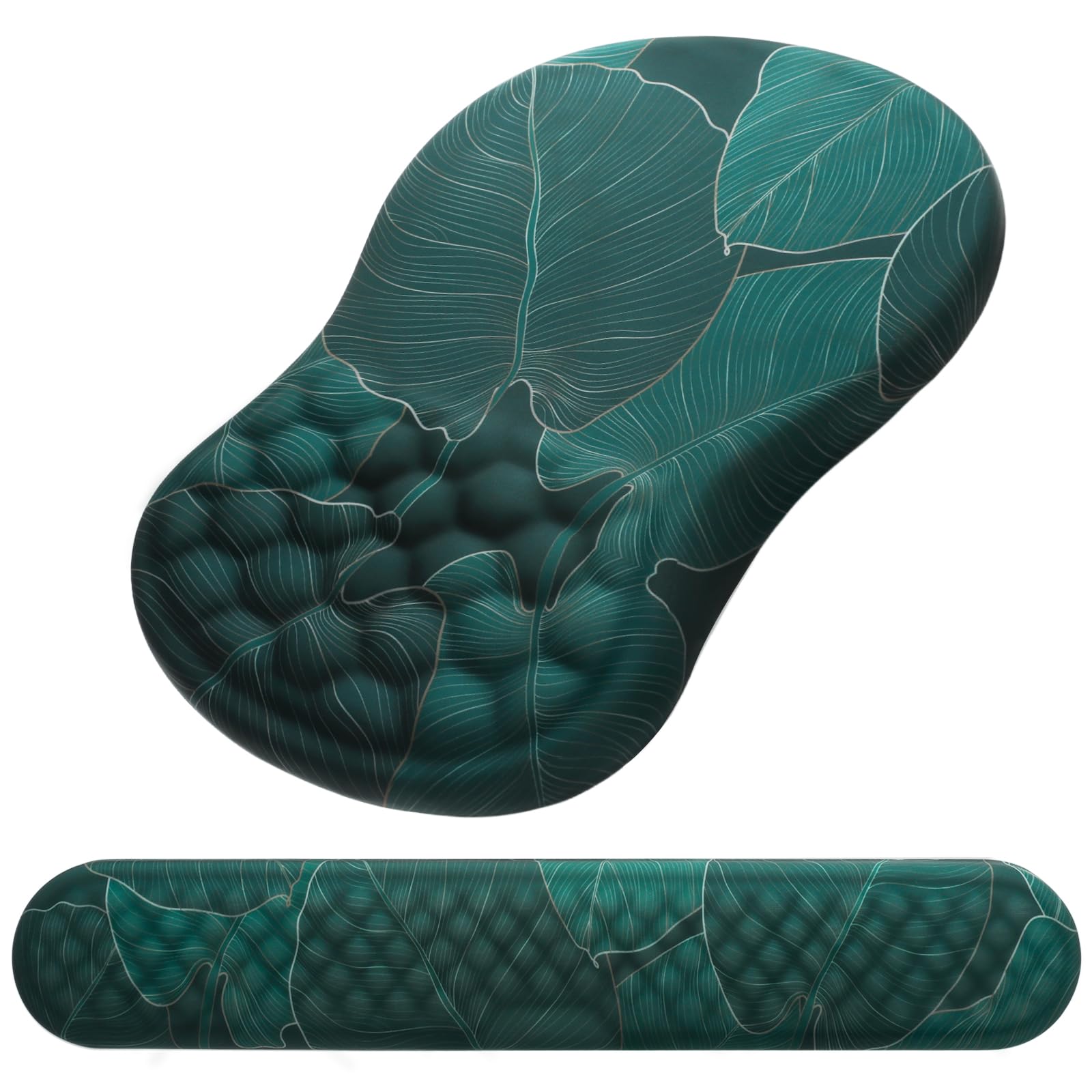 Earthley Blooms - Mouse Pad Wrist Support 2 In1 Rest Non-slip Rest For Computer Made Easy Typing ...