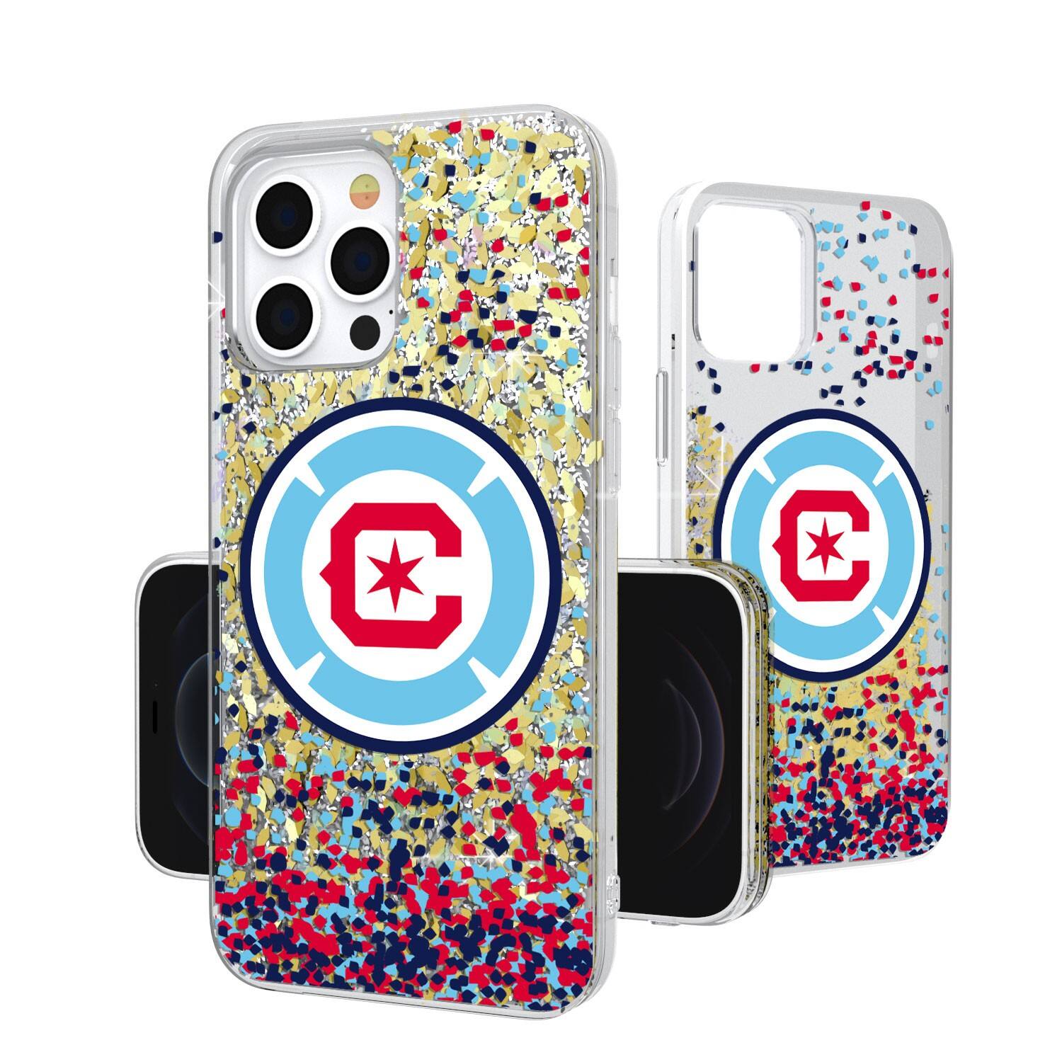Keyscaper MLS Chicago Fire iPhone Confetti Glitter Case 14 Pro Max ...