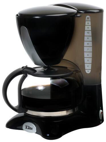 Elite Cuisine 12 Cup Coffee Maker Black EHC-2066X - Best Buy