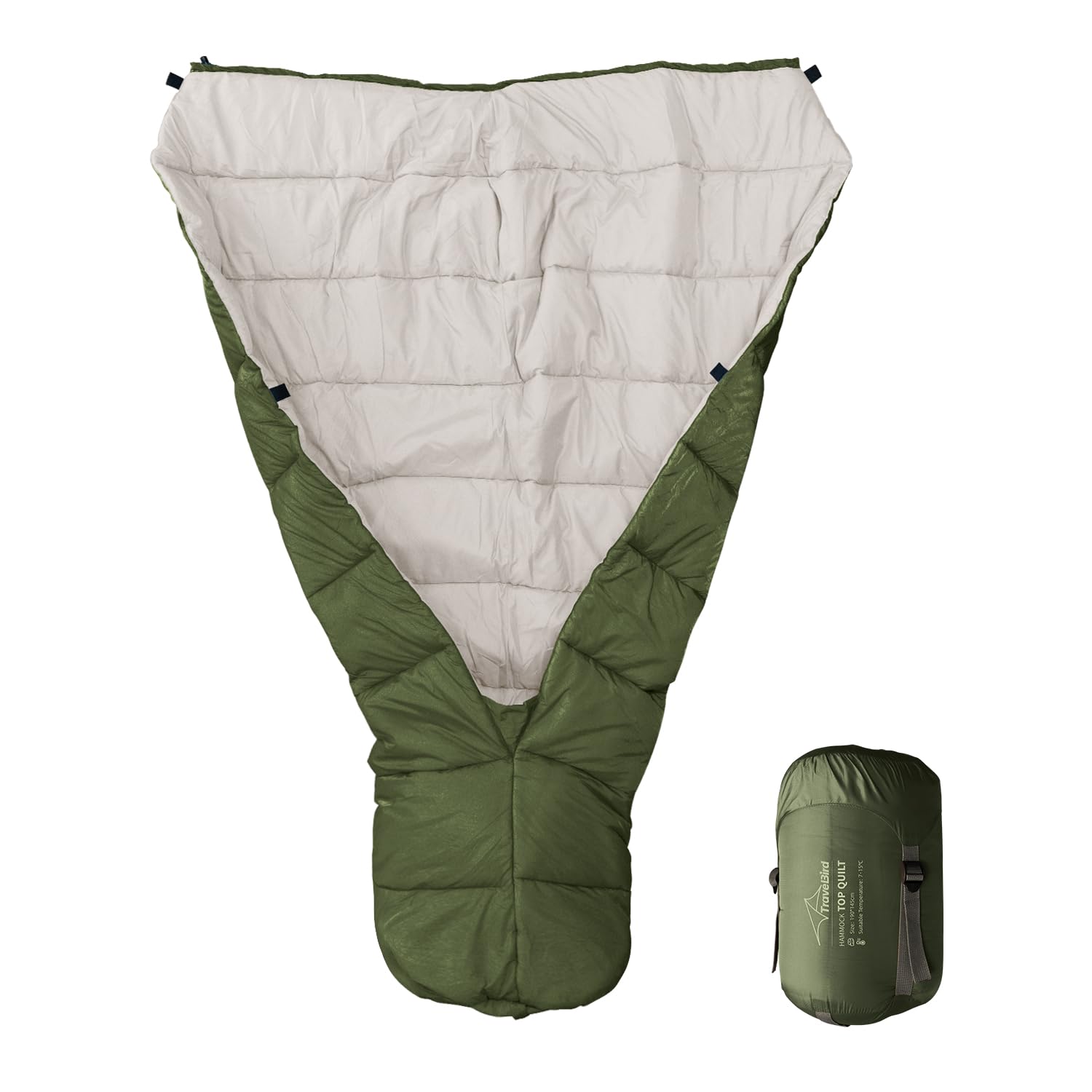 JETRANSPORT Top Quilt For Hammocks Ultralight Sleeping Bag Topquilt ...