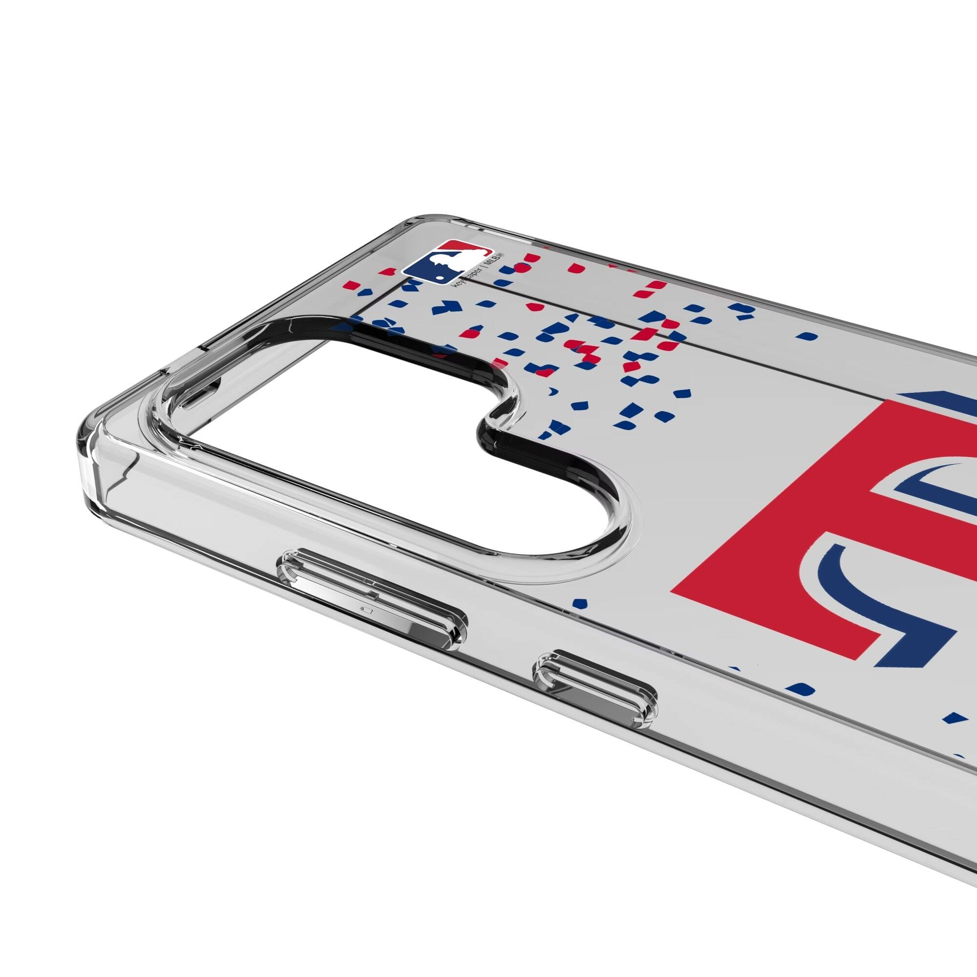 Keyscaper MLB Texas Rangers Galaxy S8 Confetti Design Clear Case S22 ...