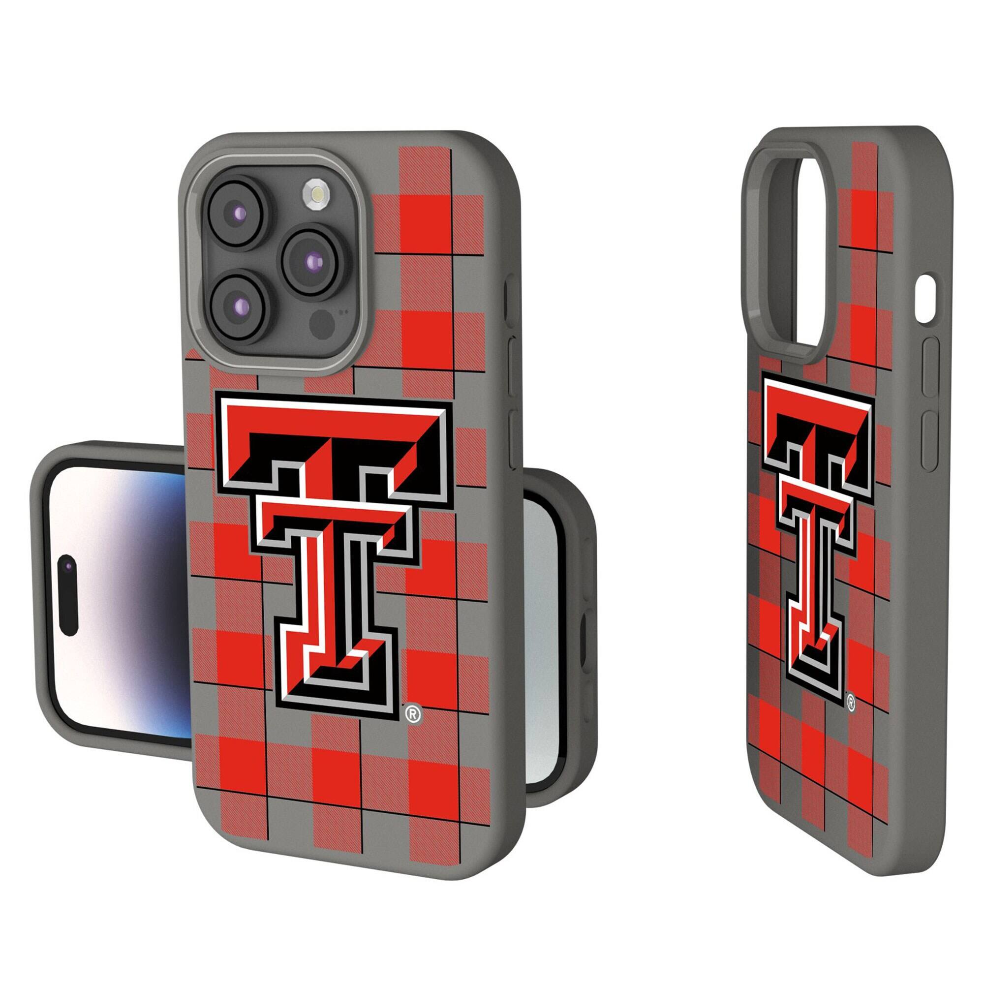 Keyscaper NCAA Texas Tech Red Raiders Plaid Soft Touch iPhone Case 14 ...
