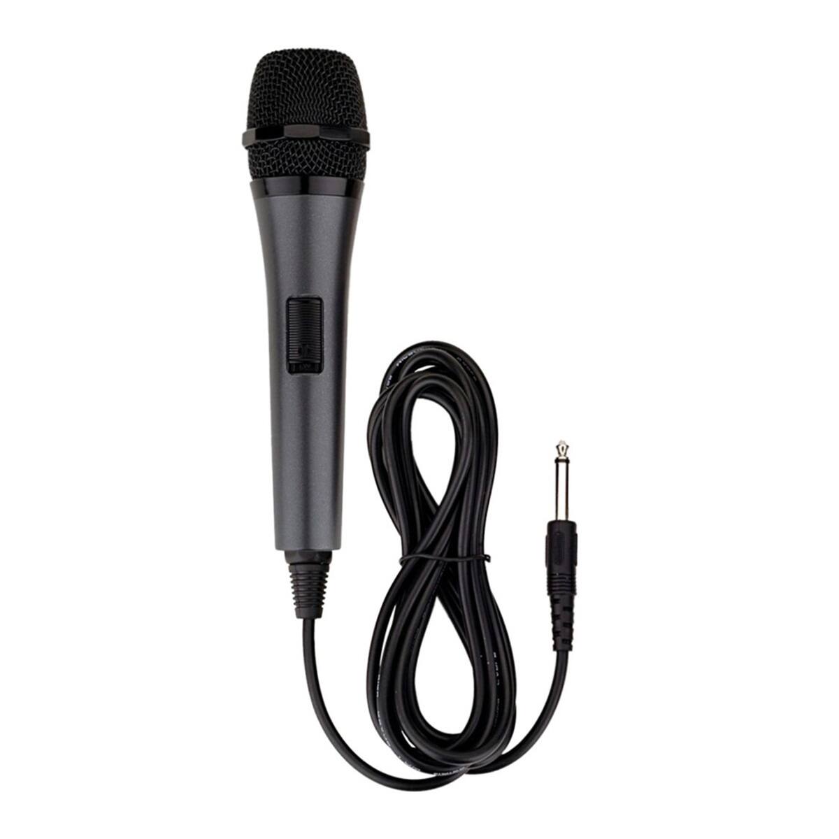 Singing Machine Unidirectional Dynamic Microphone Black SMM205 - Best Buy