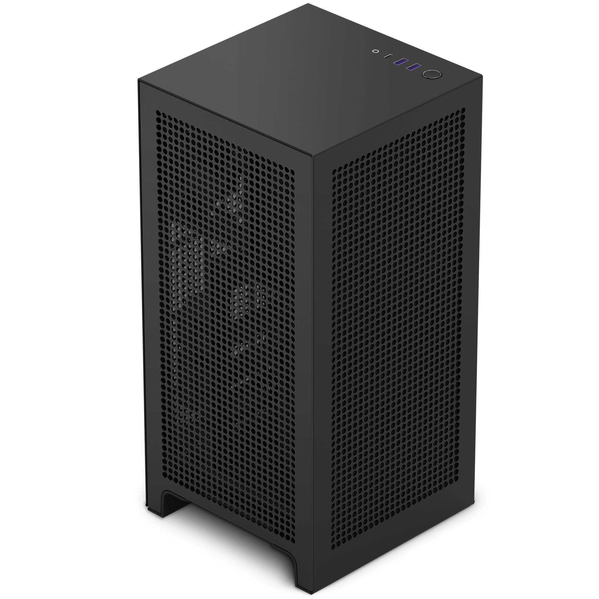 NZXT H1 SFF Mini ITX Mini Tower Case with PSU, AIO, Fan Controller and ...
