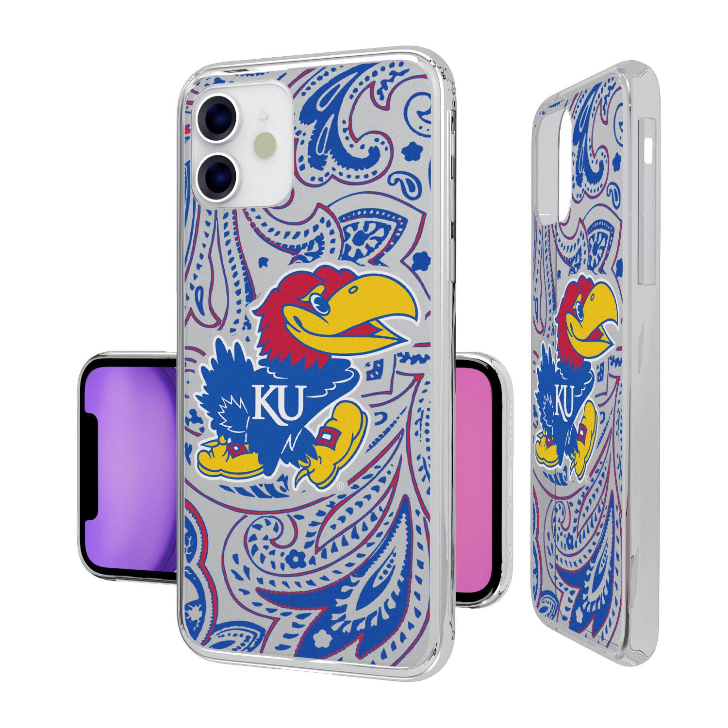 Keyscaper NCAA Kansas Jayhawks iPhone Paisley Design Clear Case ...