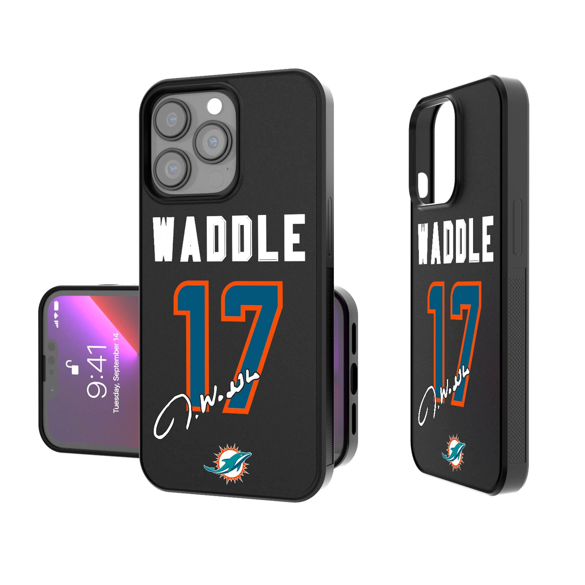 Keyscaper NFL Jaylen Waddle Miami Dolphins iPhone Bump Case 15 Pro Max ...