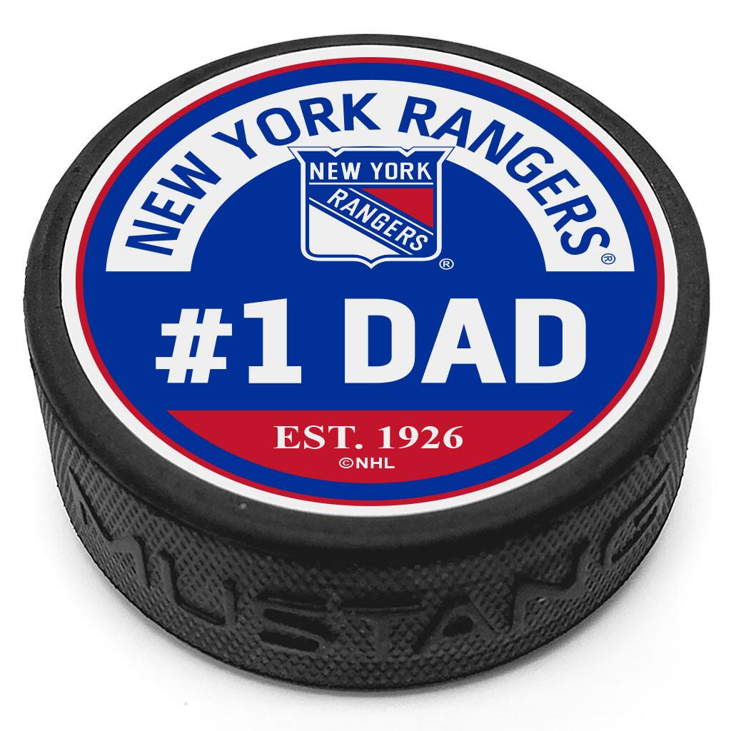 Mustang Drinkware New York Rangers #1 Dad Puck Multicolor 5340726 ...