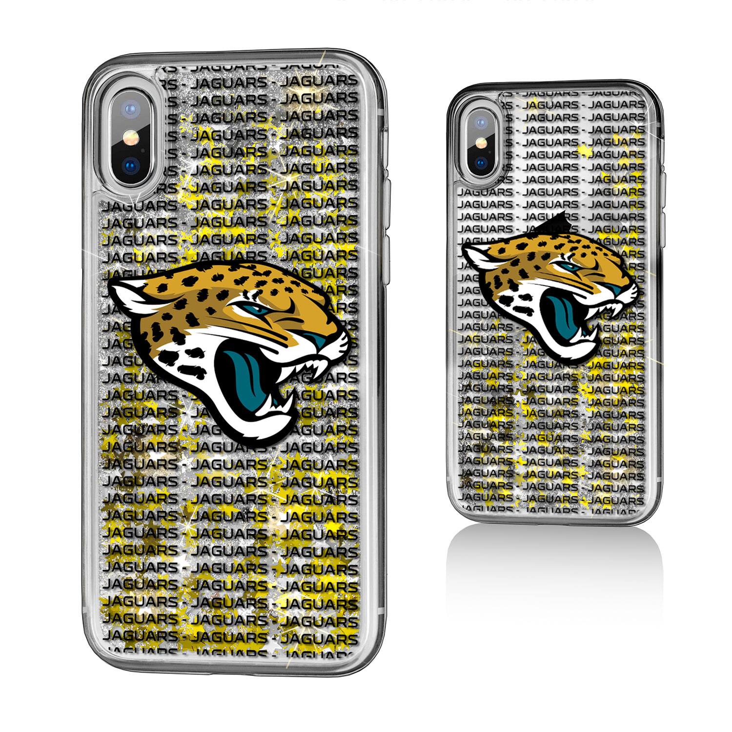 Keyscaper NFL Jacksonville Jaguars iPhone Text Backdrop Design Glitter ...