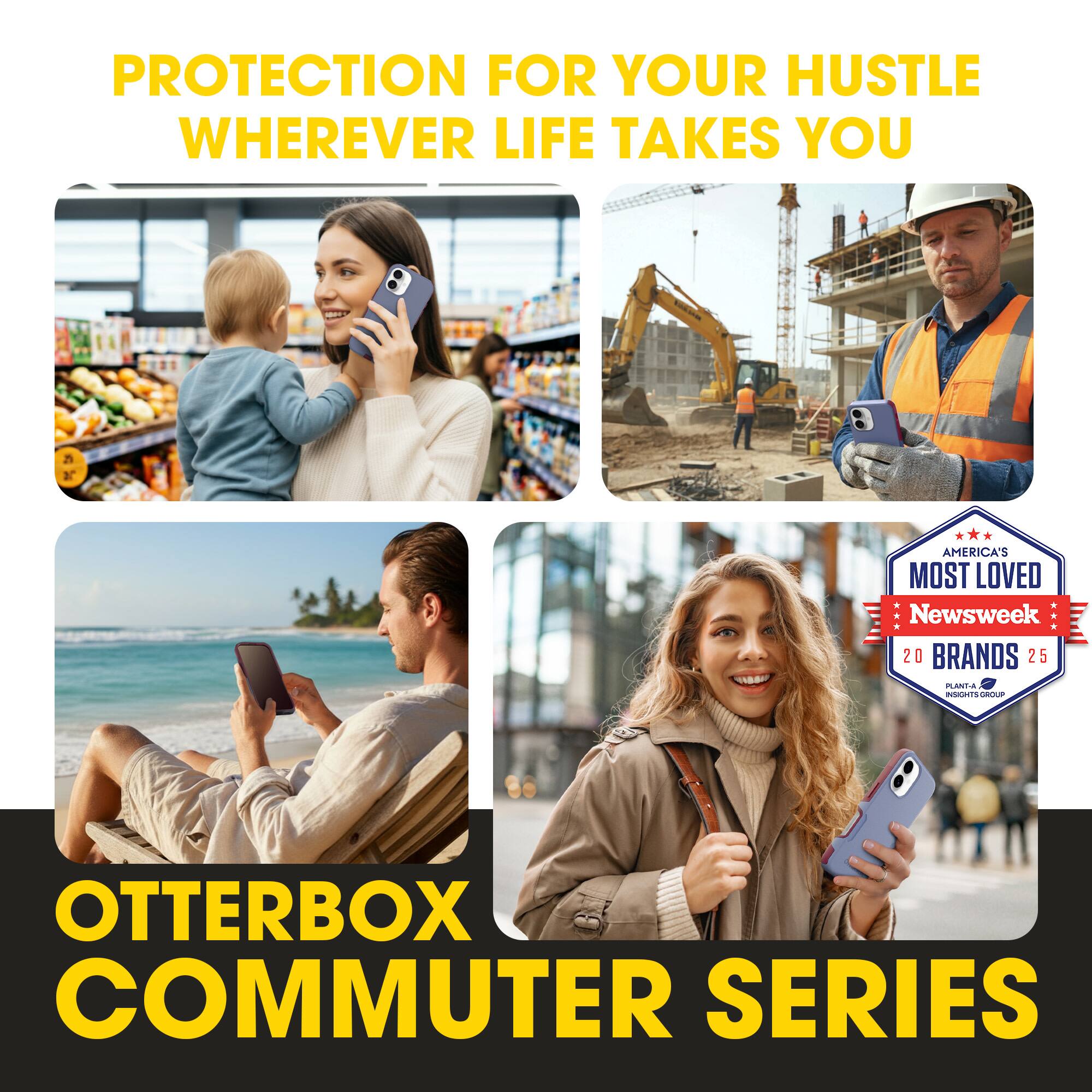 OtterBox Commuter Series Hard Shell for MagSafe for Apple iPhone 16 ...