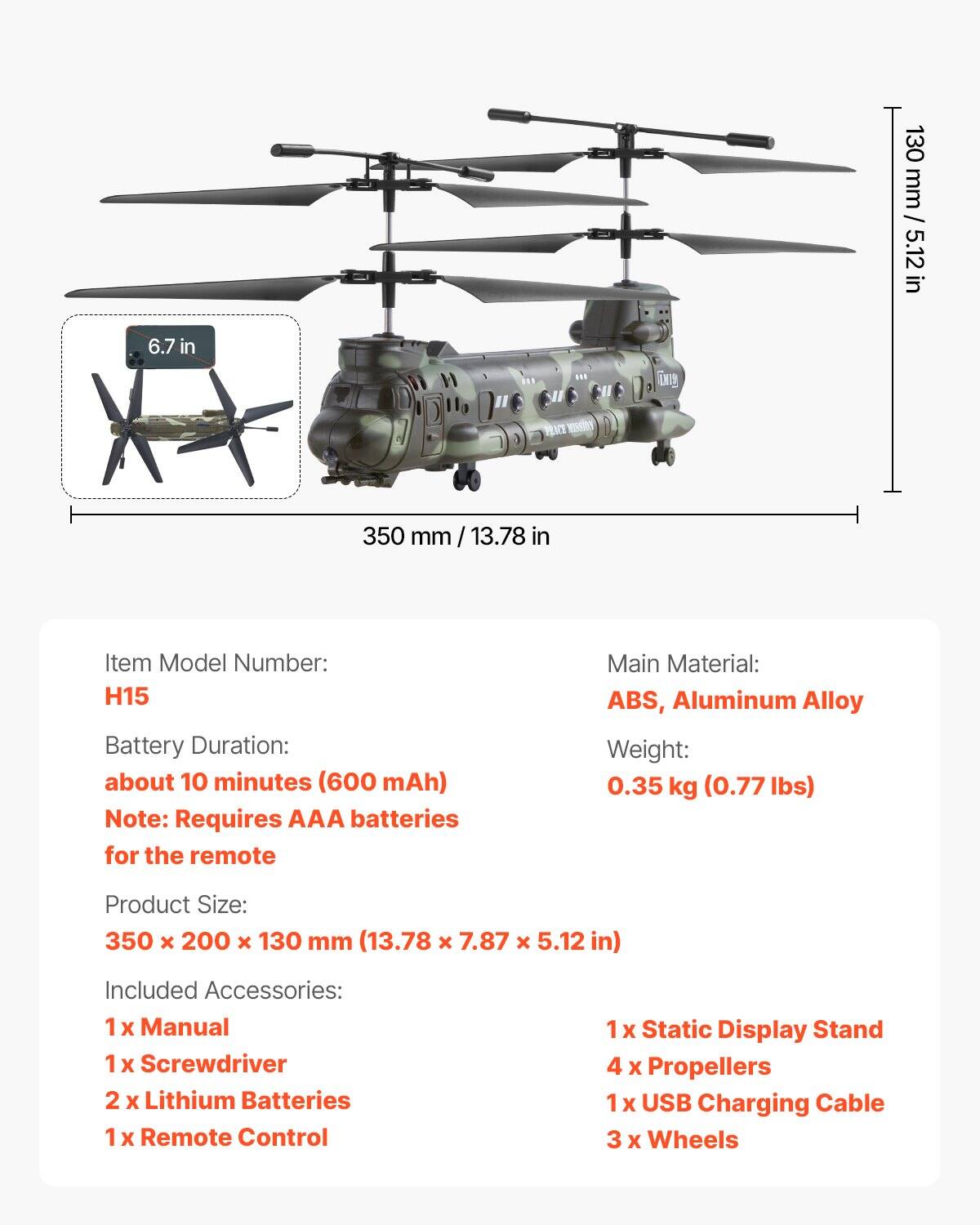 Glintex RC Helicopter 2.4GHz Military Remote Control Aircraft 3.5 ...