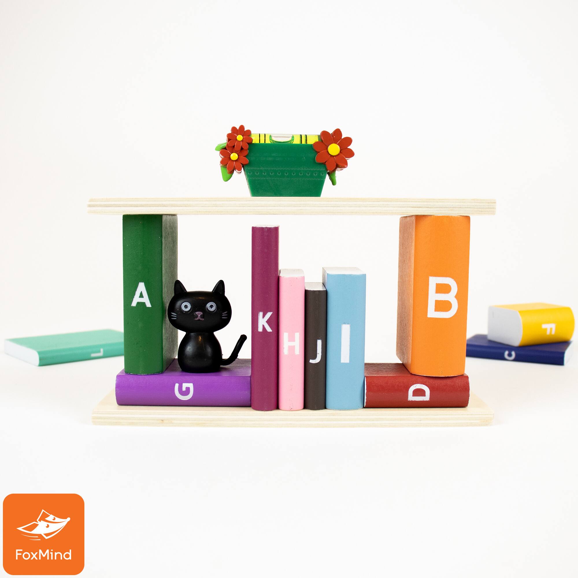 FoxMind Games FoxMind Games: By The Book A Novel Stacking Puzzle ...