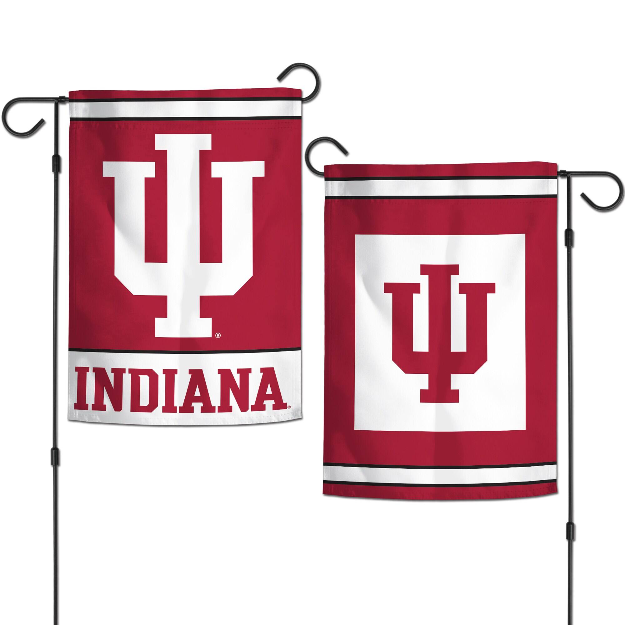 WinCraft Indiana Hoosiers 12'' x 18'' Double Sided Garden Flag ...