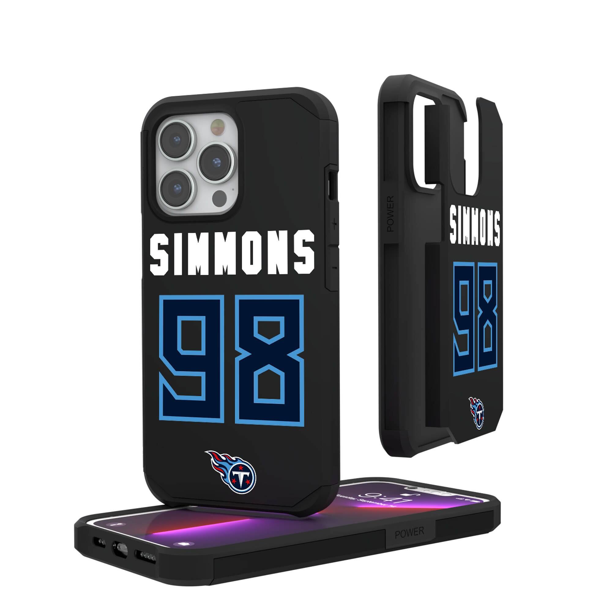 Keyscaper NFL Jeffery Simmons Tennessee Titans iPhone Rugged Case 14 ...